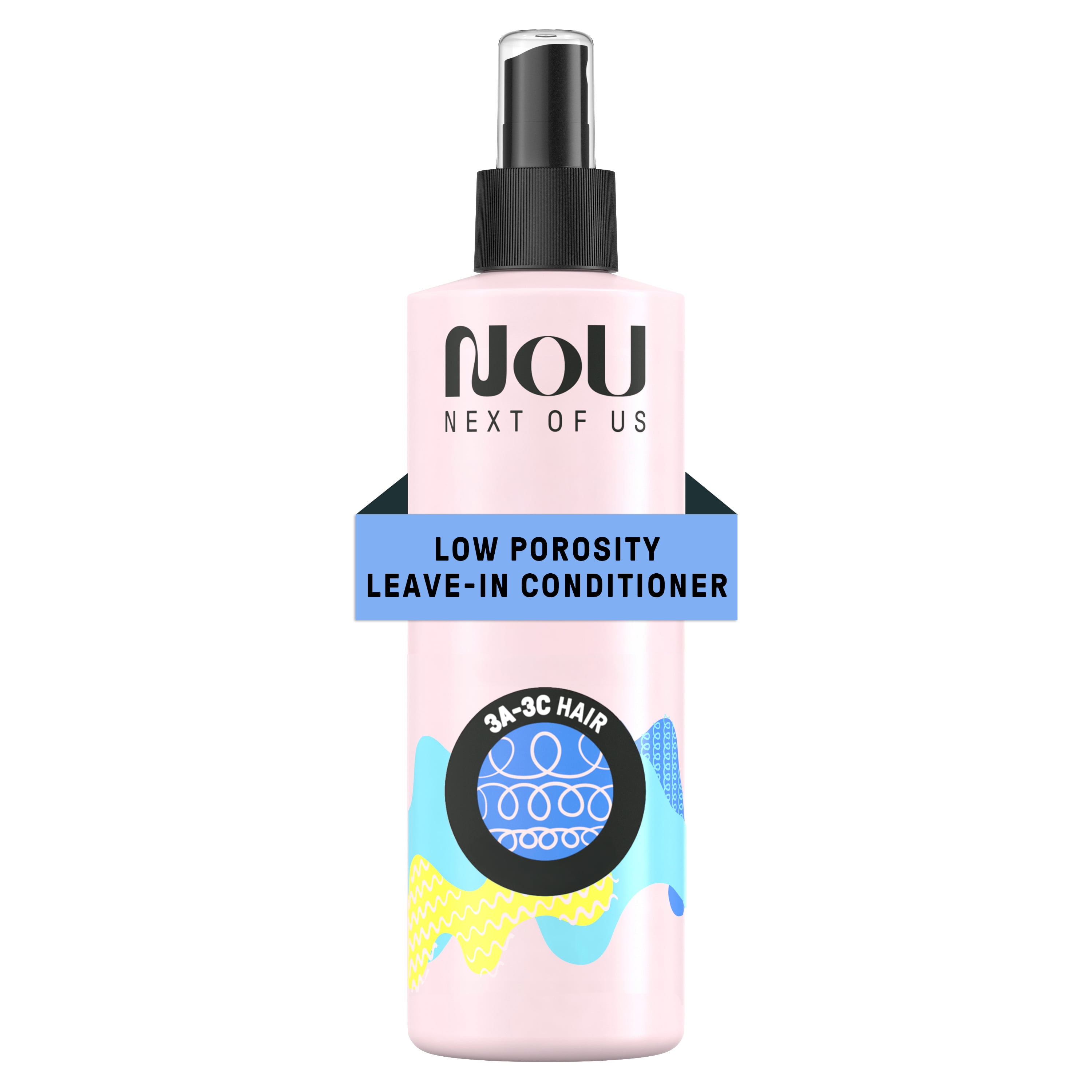 NOU Low Porosity Leave In Conditioner for Curly & Coily Hair, Moisture ...