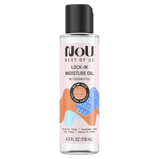 NOU Moisture Lock Oil, for Curly & Coily Hair, 4 fl oz - Walmart.com