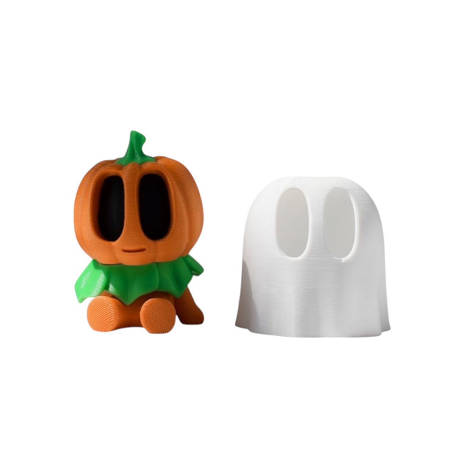 NOUGFVZP 3D Printed Halloween Pumpkin Ghost Decor - Transformable ...