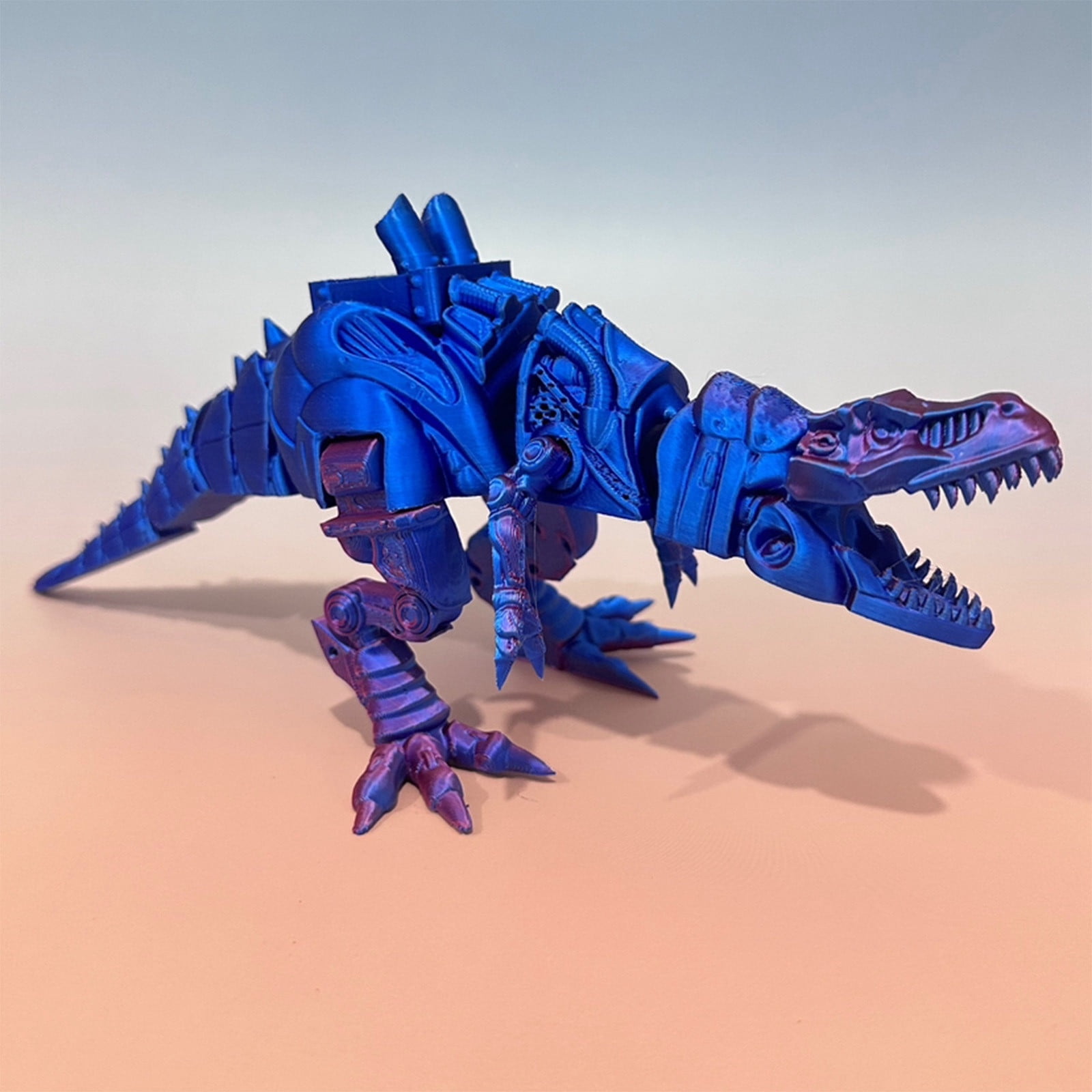 NOUGFVZP 3D Printed Steam Tech Dinosaur, Mechanical Dragon Statue, T ...