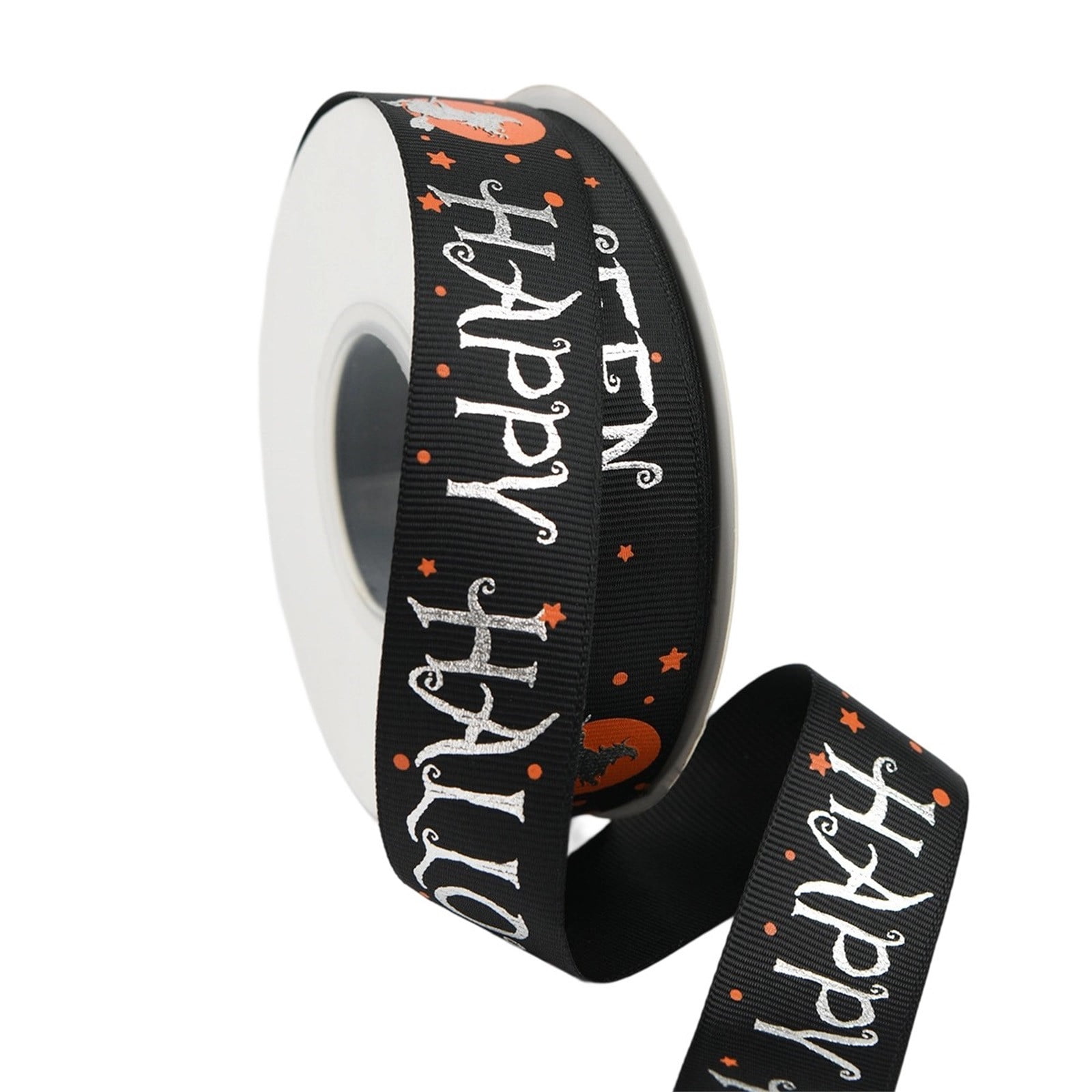 NOUGFVZP 60 Yards Halloween Ribbon Grosgrain 3/8 Inch Thin Ribbons for ...