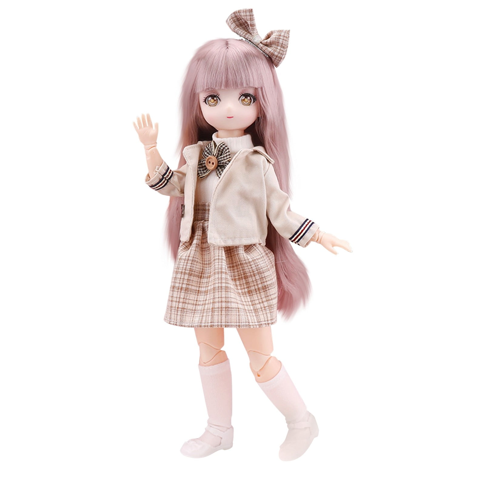NOUGFVZP BJD Doll 1/6 SD Dolls 11.8 Inch Comes with a Full Costume ...