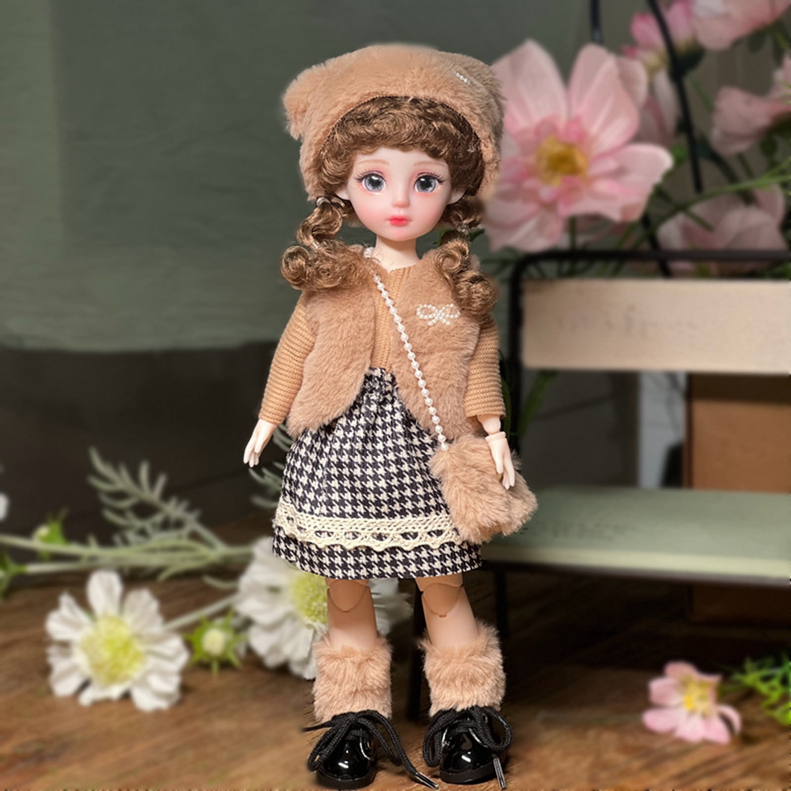 NOUGFVZP BJD Dolls, 1/6 Scale Dolls Comes with a Full Costume, Shoes ...
