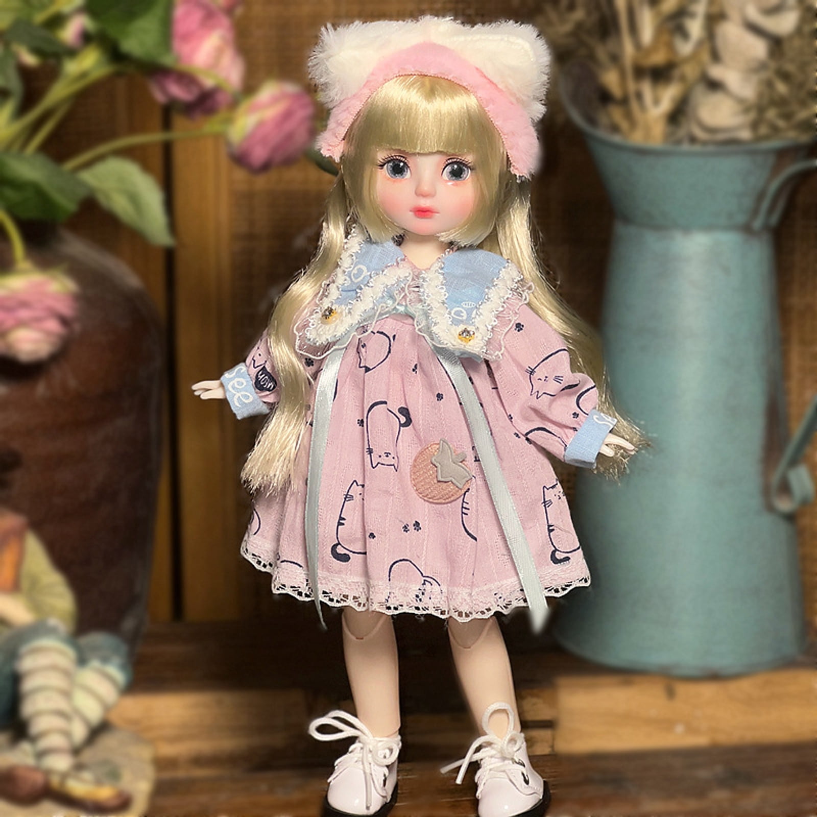 NOUGFVZP BJD Dolls, 1/6 Scale Dolls Comes with a Full Costume, Shoes ...