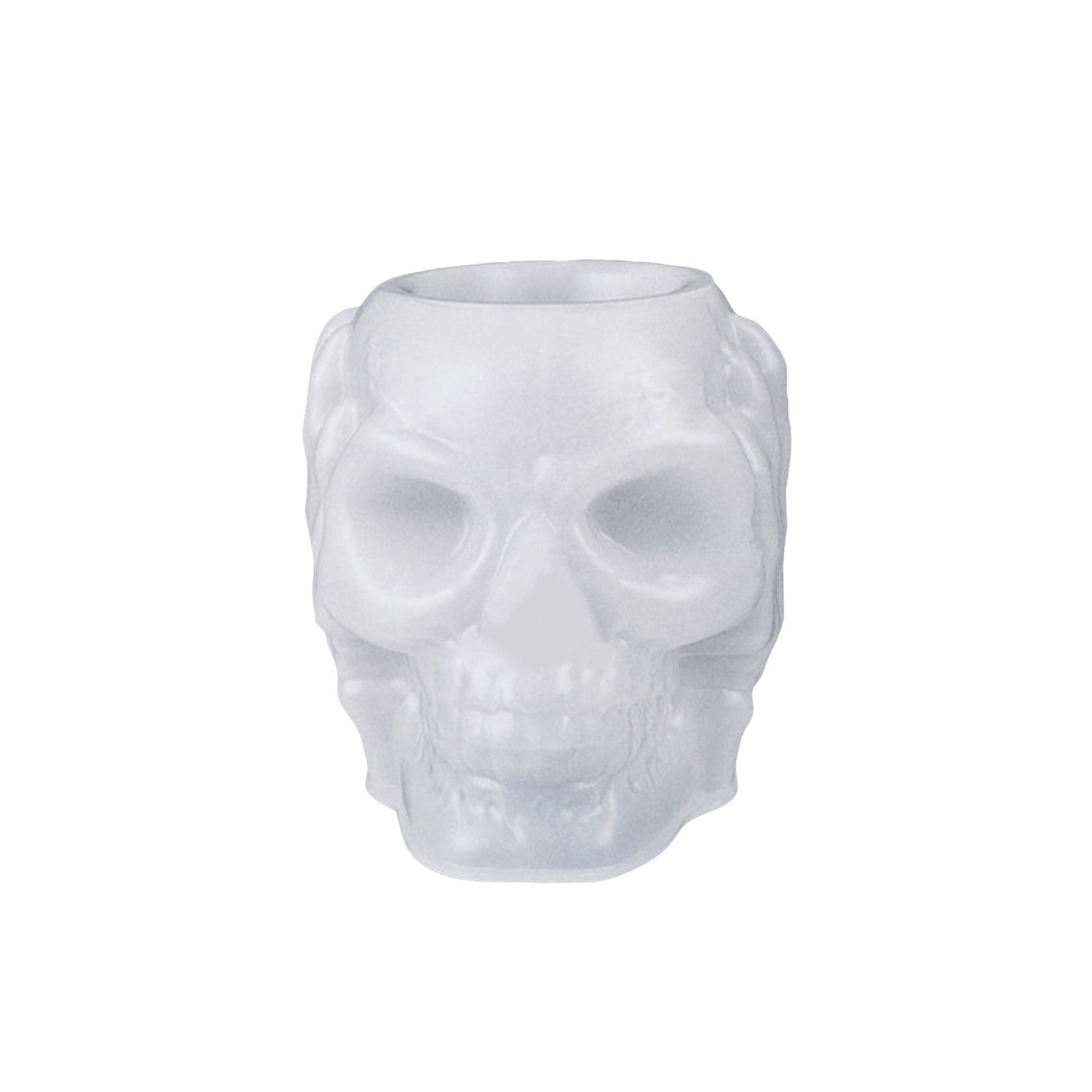 NOUGFVZP Crypt-Rose Reliquary - Skull Planter Mold for Cement, Silicone ...