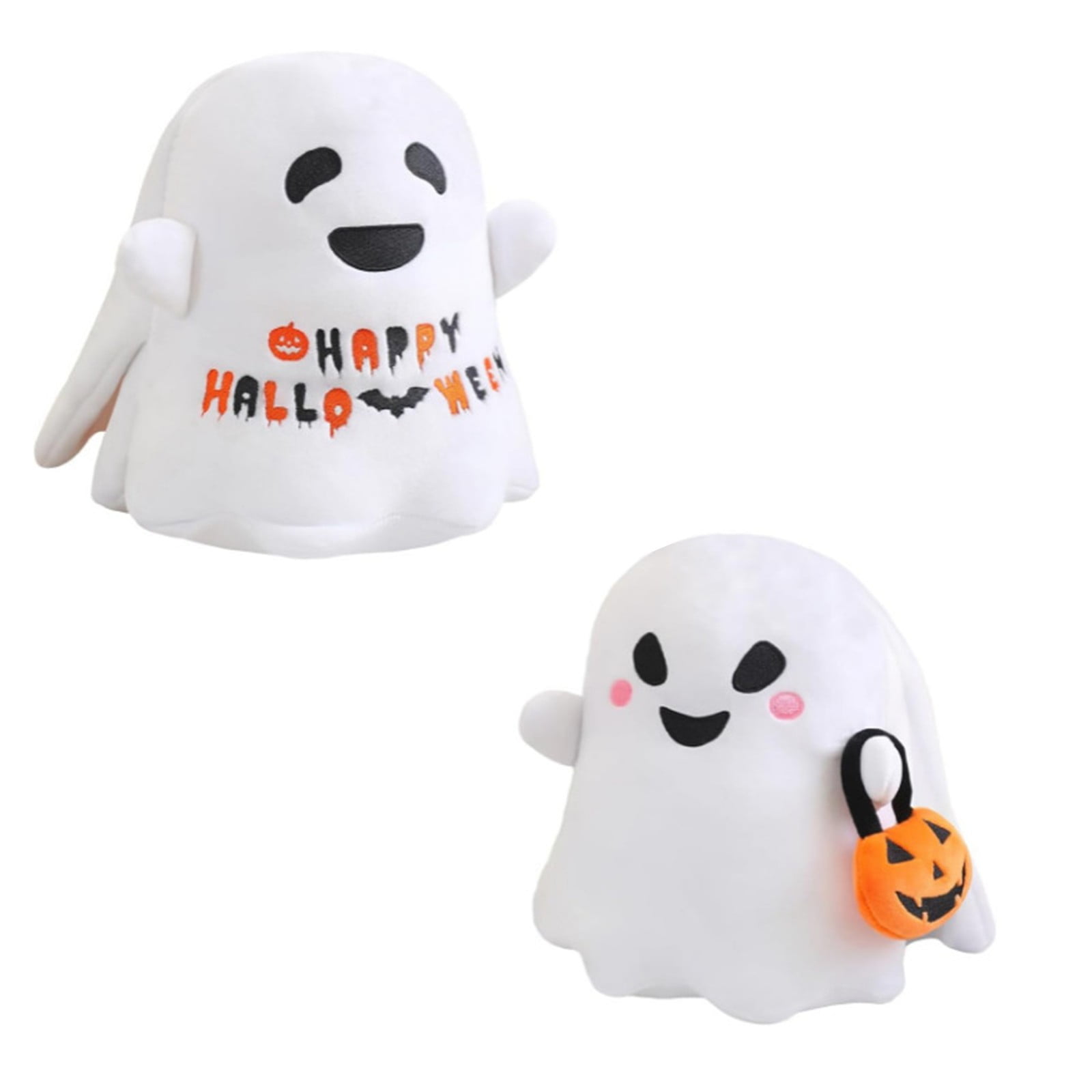 NOUGFVZP Cute Ghost Sensory Plushie for Halloween, Reversible Stuffed ...