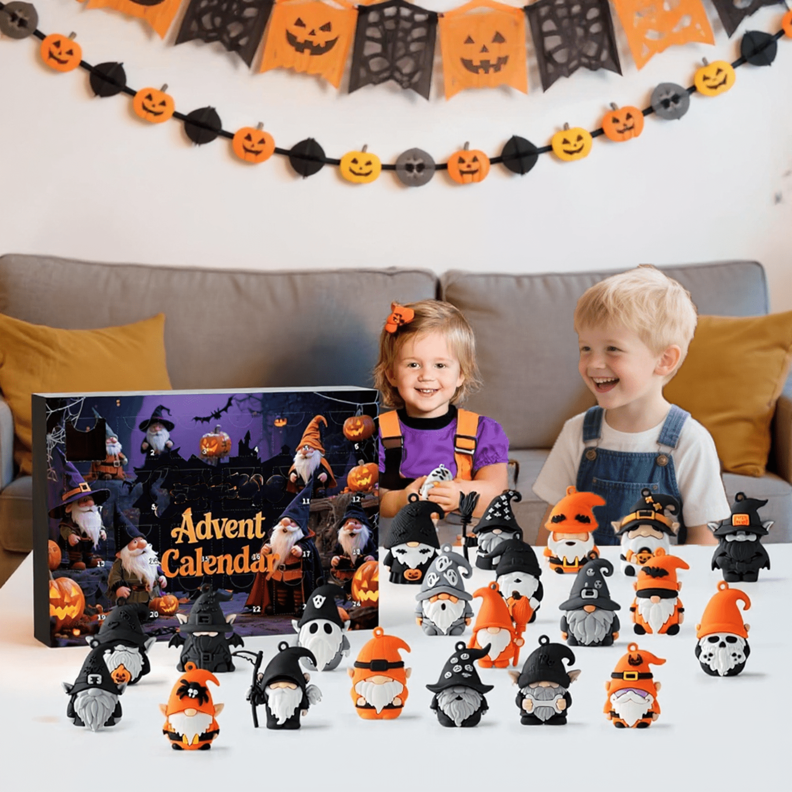 NOUGFVZP Gnome Advent Calendar 2025,Halloween Countdown Advent Calendar ...