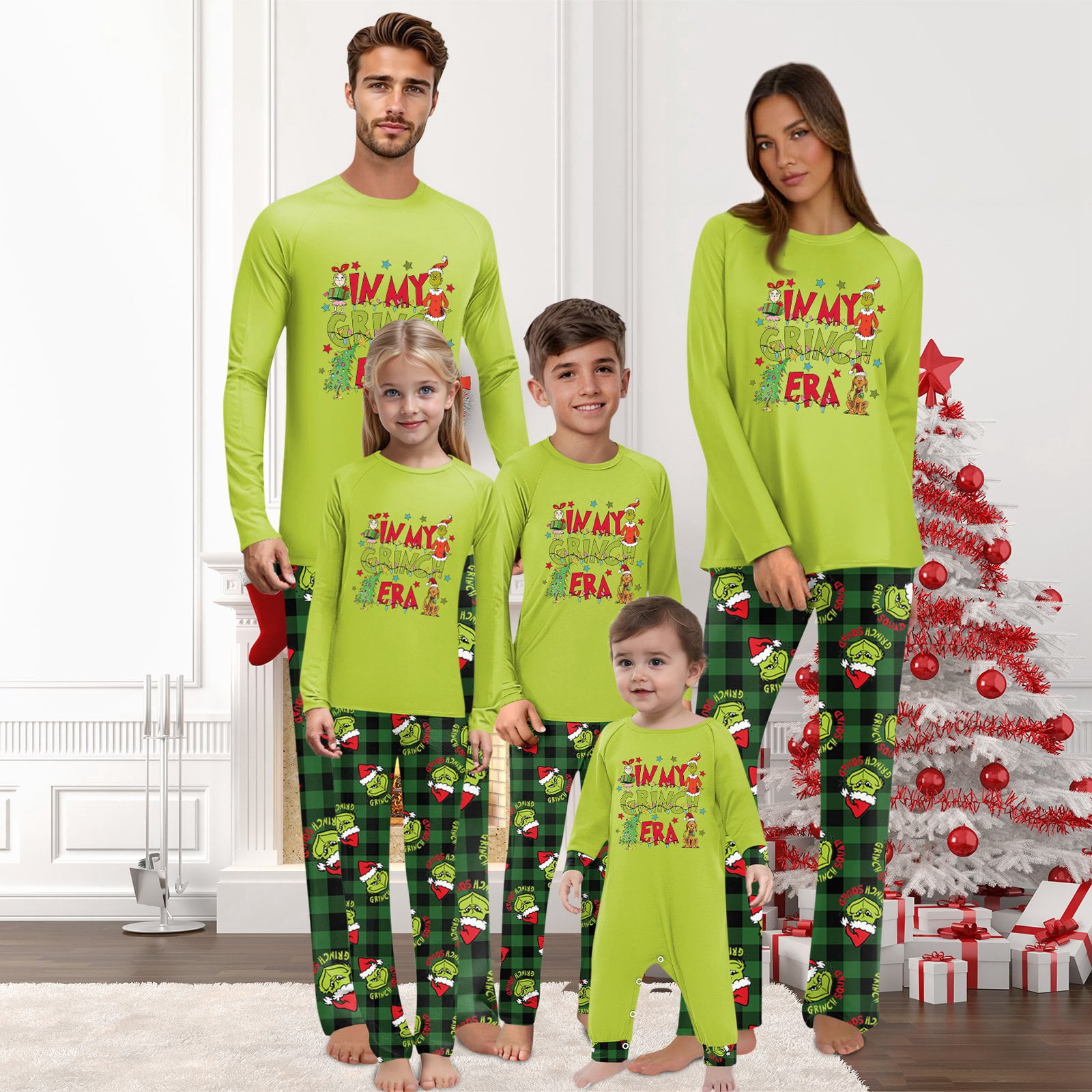 NOUGFVZP Family Matching Christmas Pajamas Set, Christmas Sleepwear ...