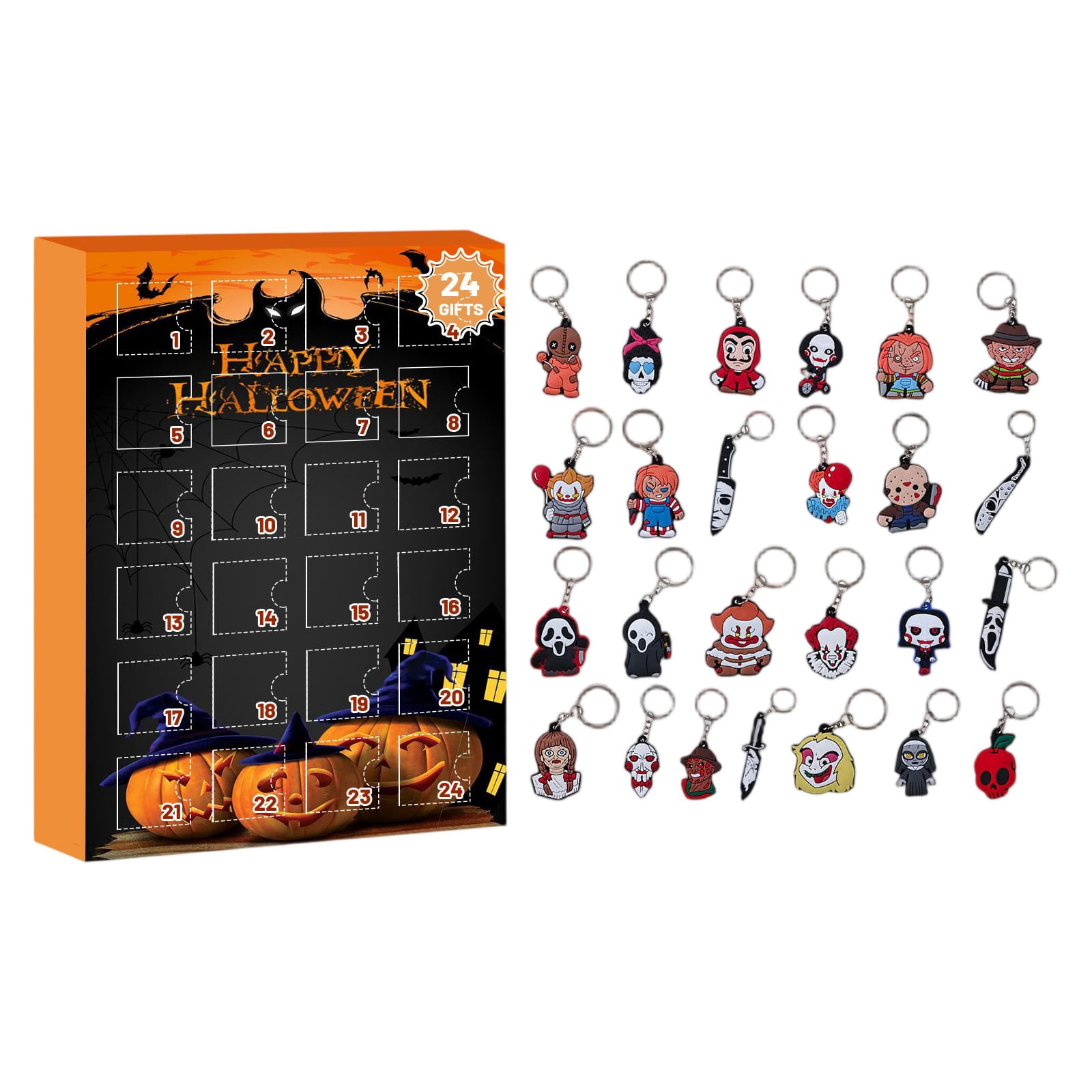NOUGFVZP Halloween Advent Calendar 2025, Halloween Countdown Calendar ...
