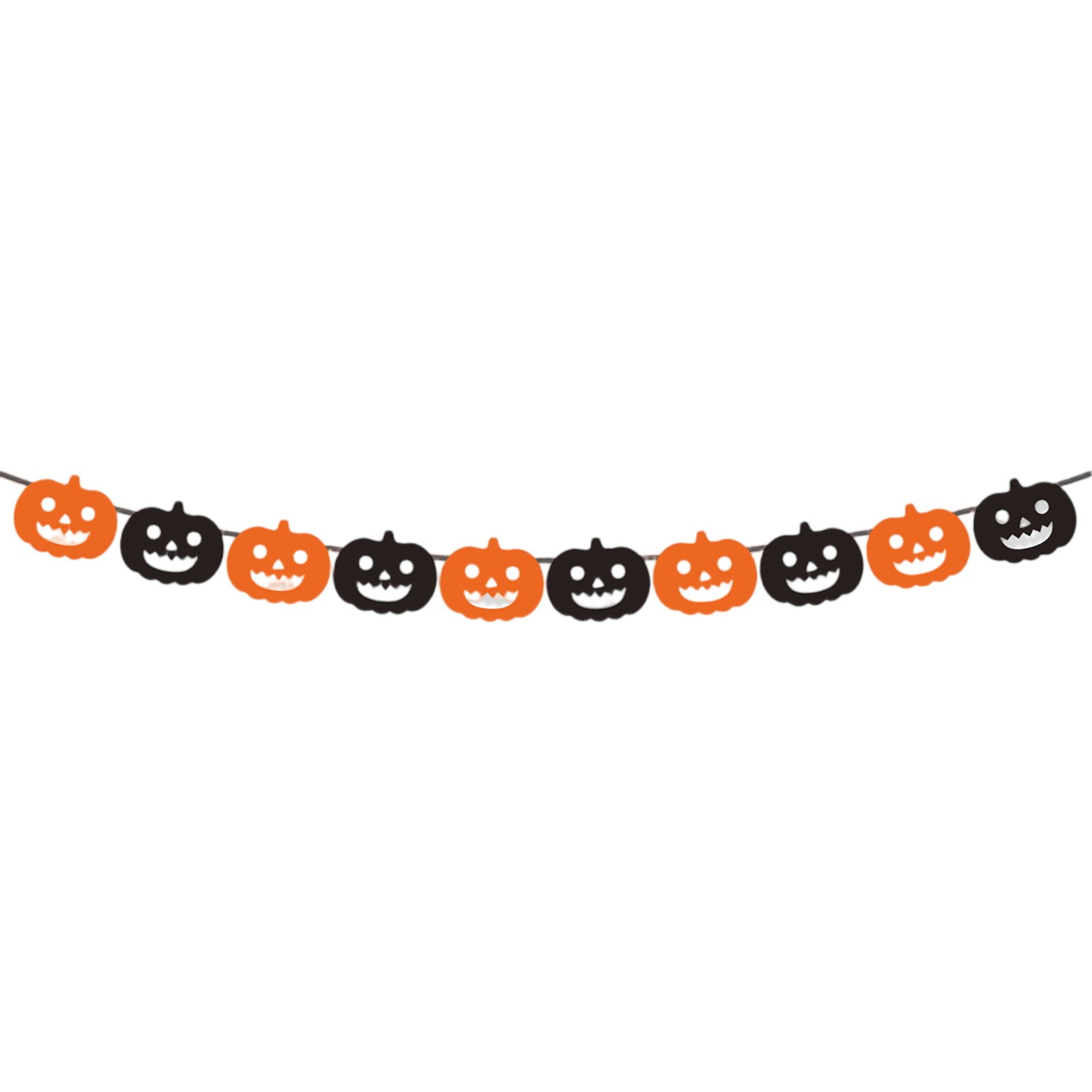 NOUGFVZP Halloween Banner 2025 – Spooky Party Garland Decoration for ...