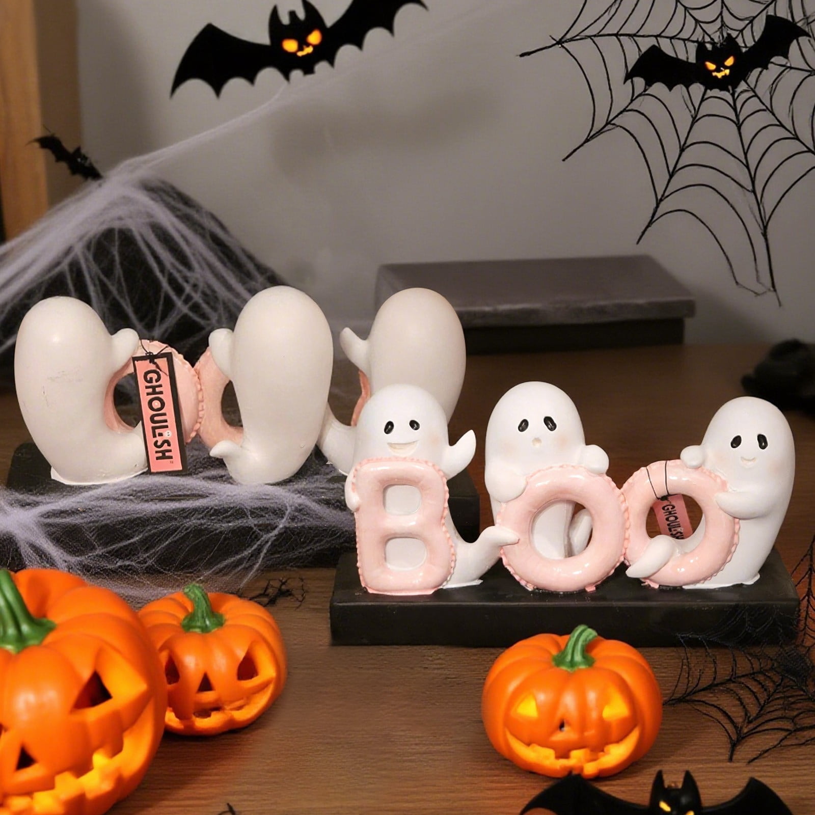 NOUGFVZP Halloween Ghost Decor - Spooky Phantom Figurine Set for Indoor ...