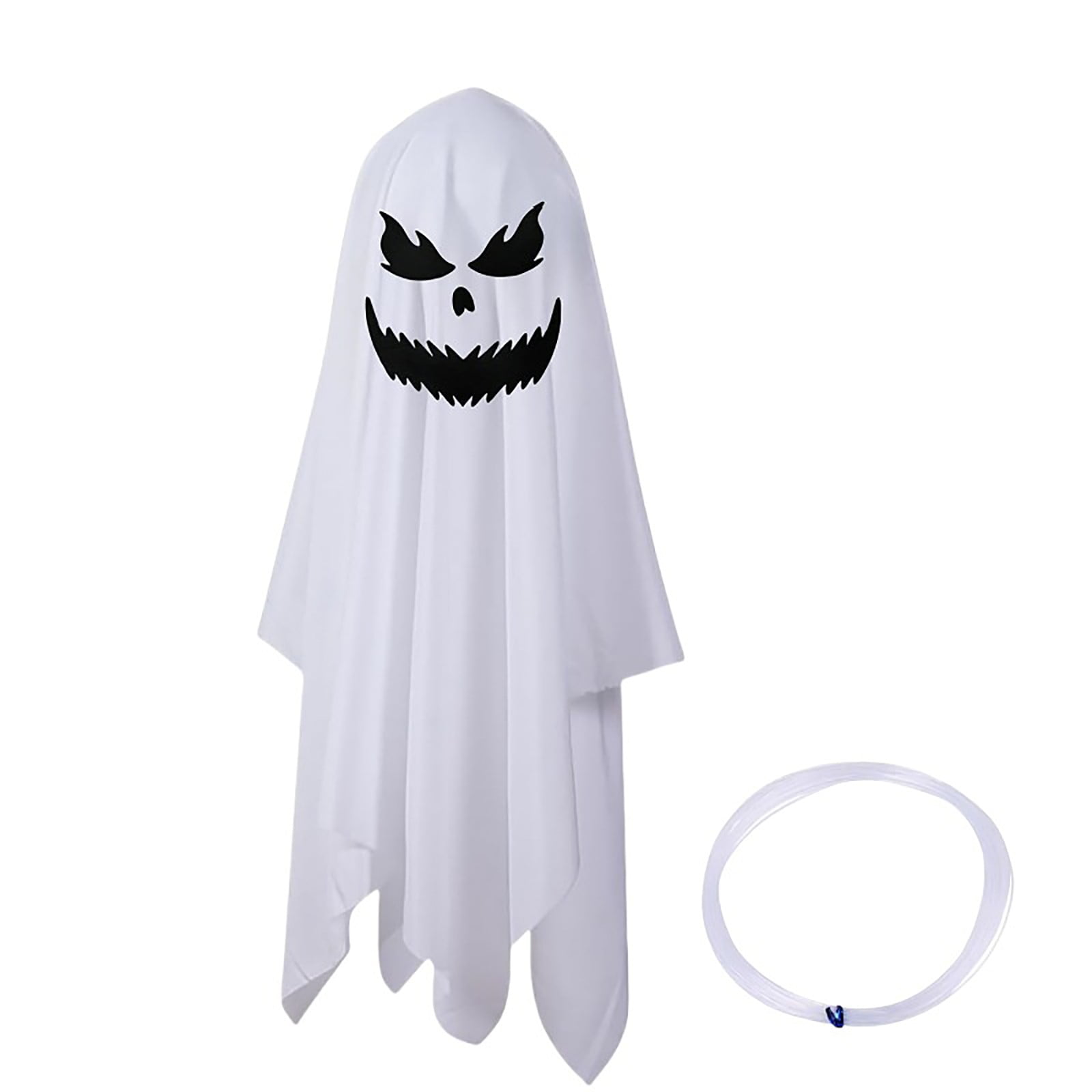 NOUGFVZP Halloween Hanging Ghost Decor - 125Cm Flying Fabric Spirit for ...