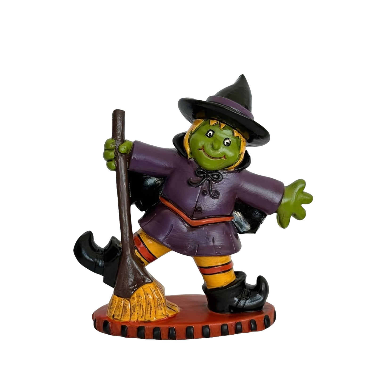 NOUGFVZP Halloween Witch Collectible Figurine 6 inches, Desk Witch with ...