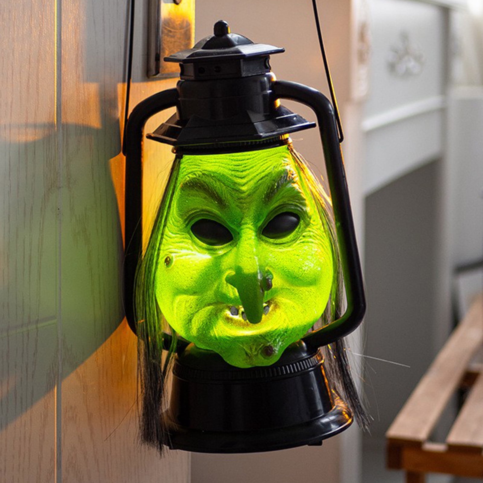 NOUGFVZP Halloween Witch Lights Decorations Halloween Retro Witch Lamp ...