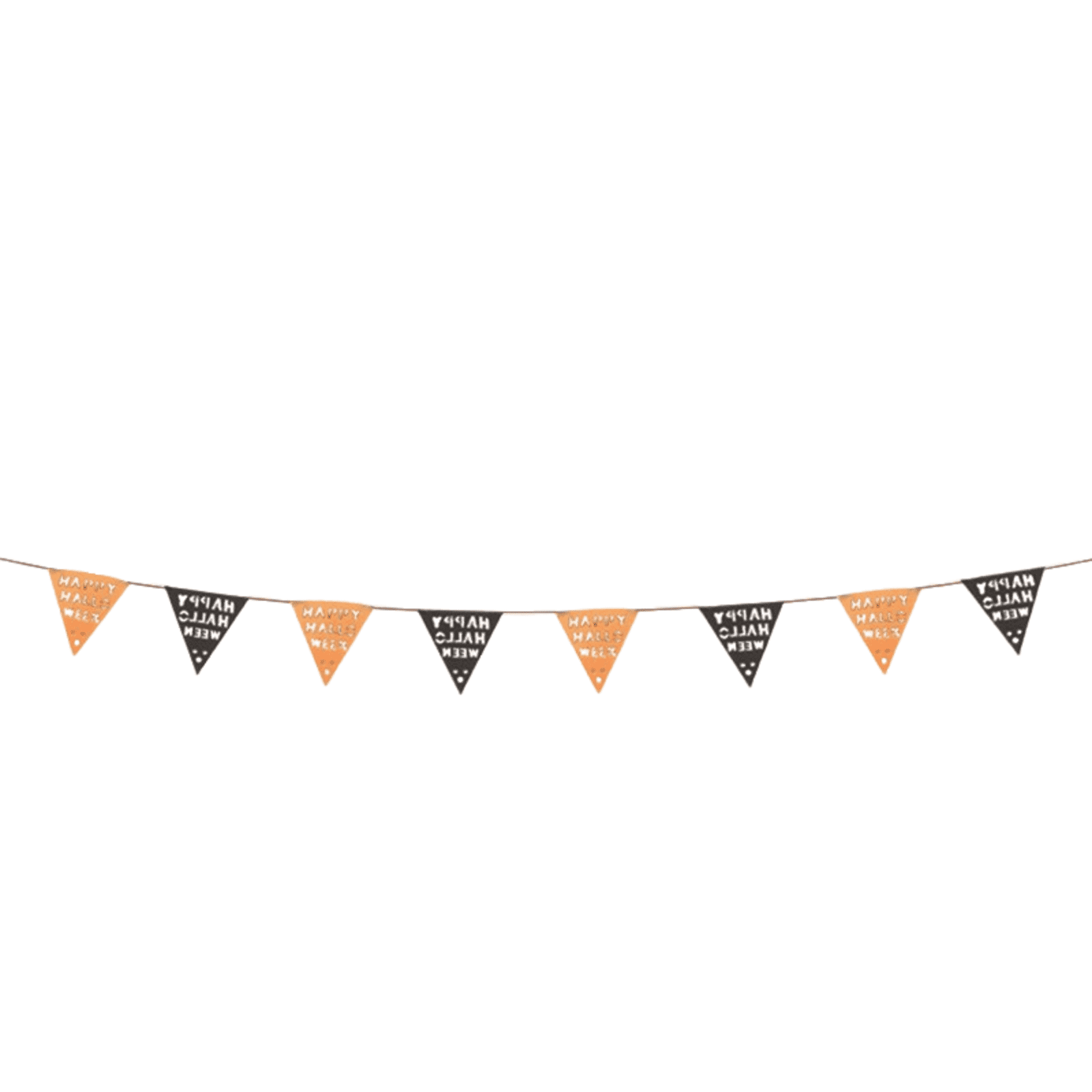 NOUGFVZP Happy Halloween Banner - Halloween Pattern Pennant Banner ...
