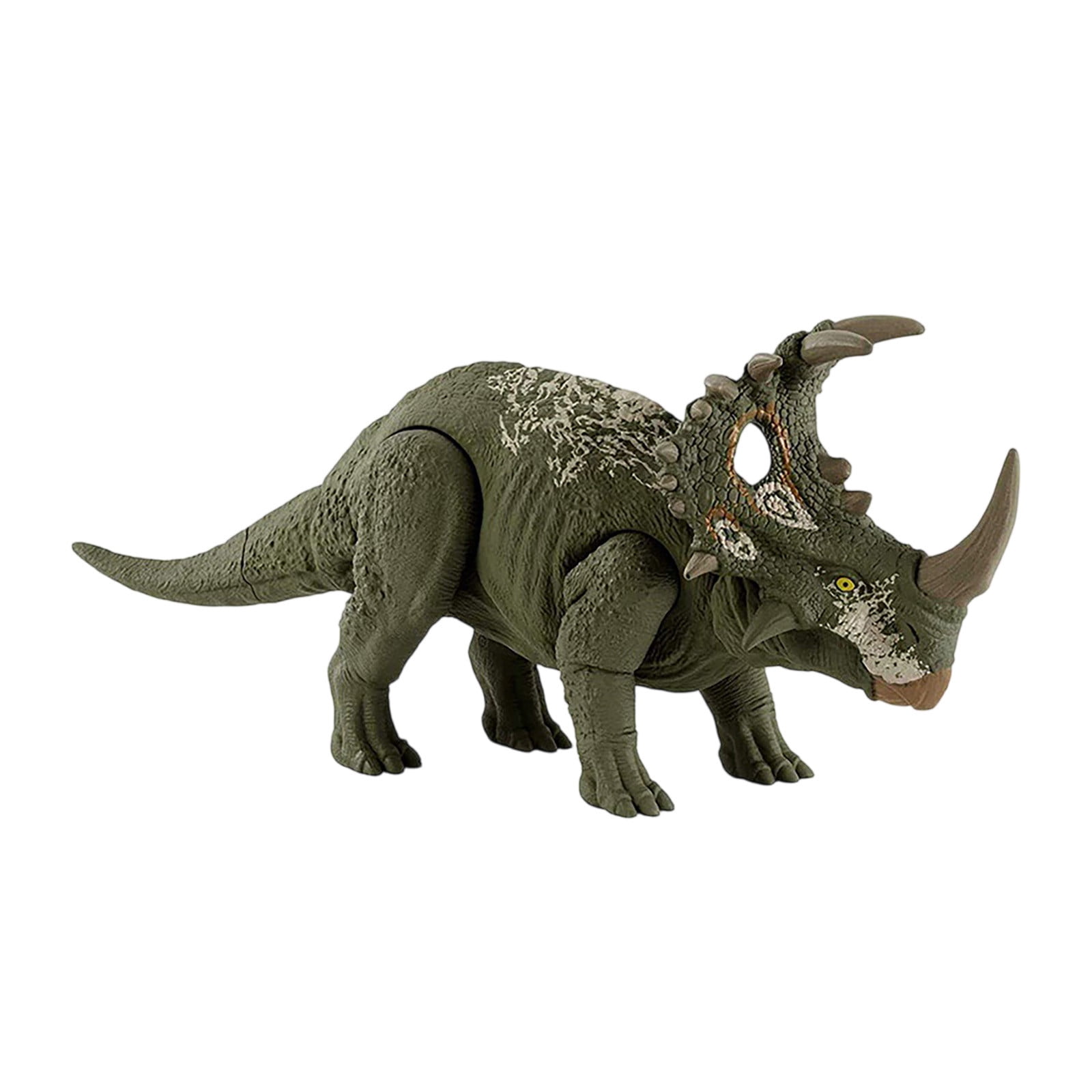 NOUGFVZP Jurassic WOr1d Toys Camp Cretaceous Sound Strike Sinoceratops Medium Size Dinosaur ...
