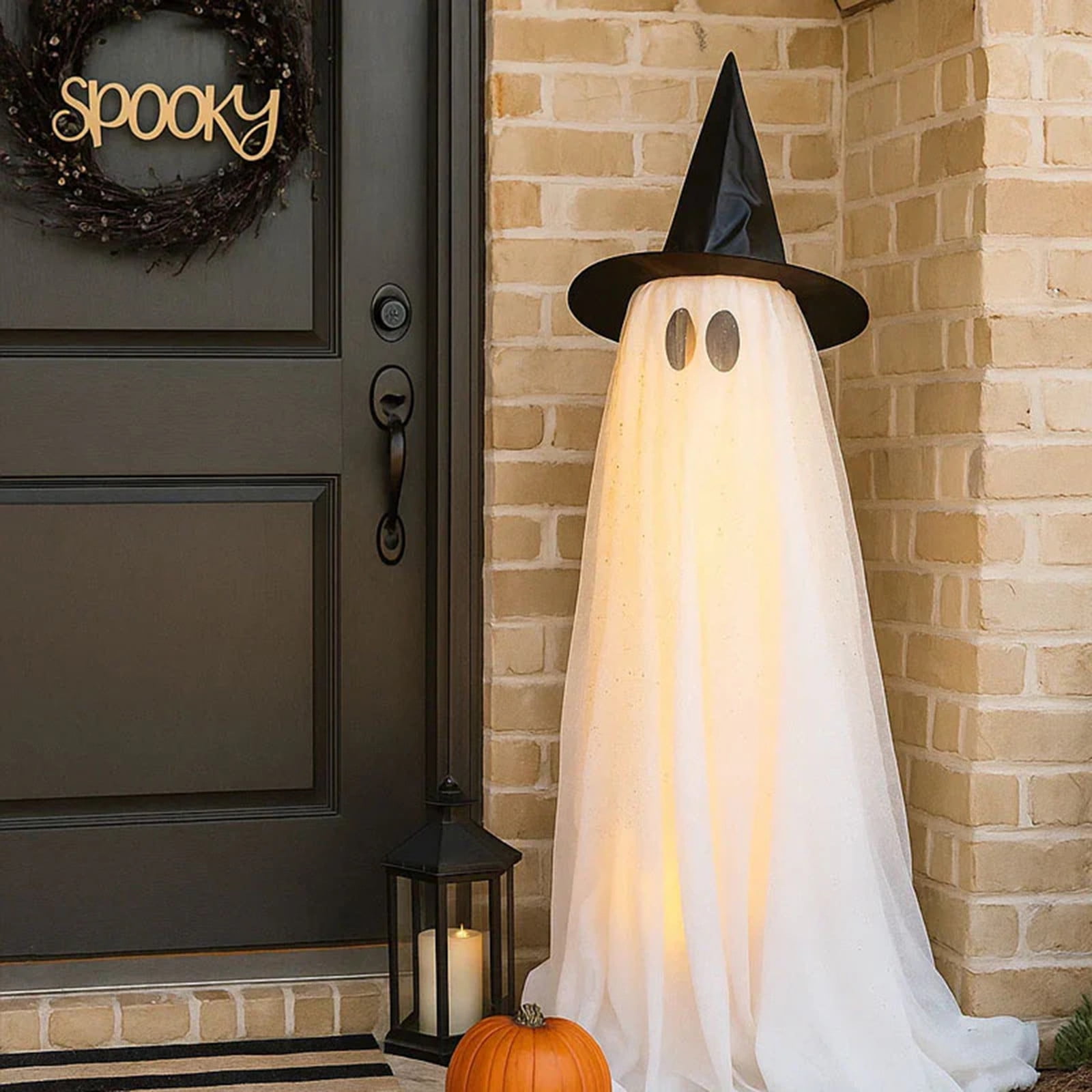 NOUGFVZP Light Up Halloween Ghost Decorations, Spooky Ghosts Crafts ...