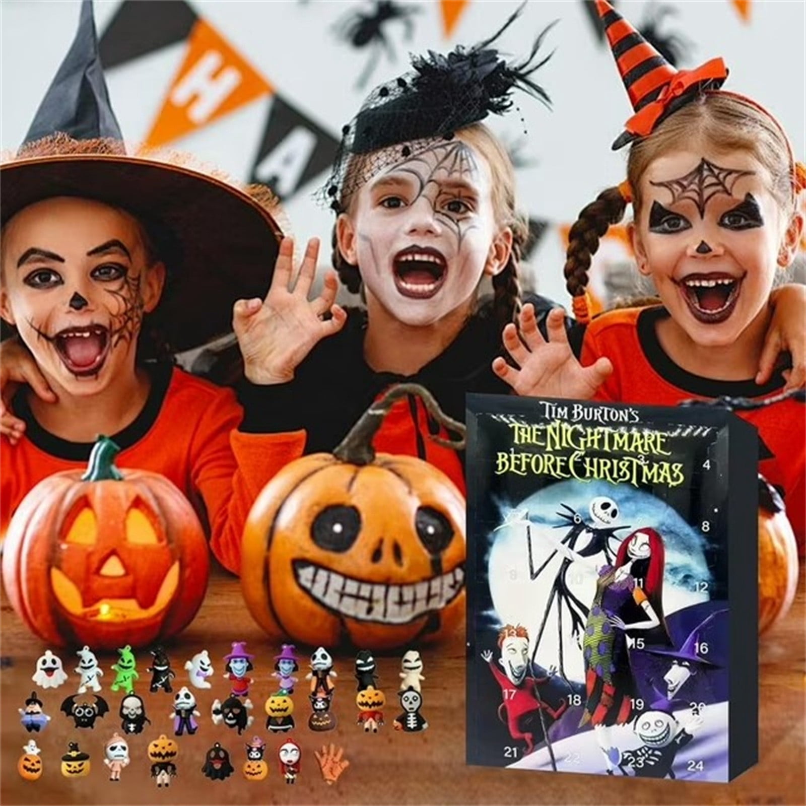 NOUGFVZP Nightmare Before Christmas Halloween Advent Calendar 2025 ...