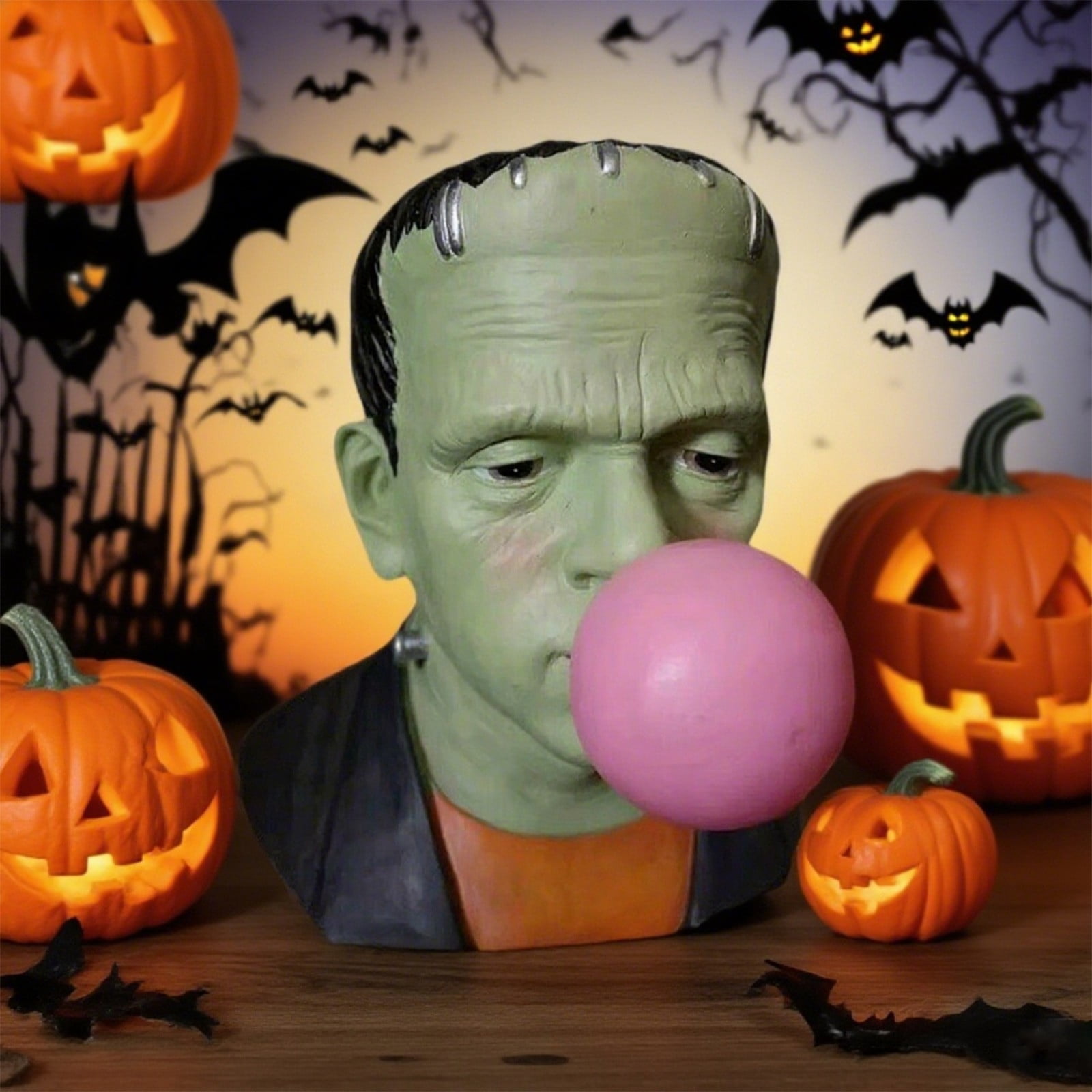 NOUGFVZP The Revenant's Dream - Frankenstein Bubble Gum Statue, Funny ...