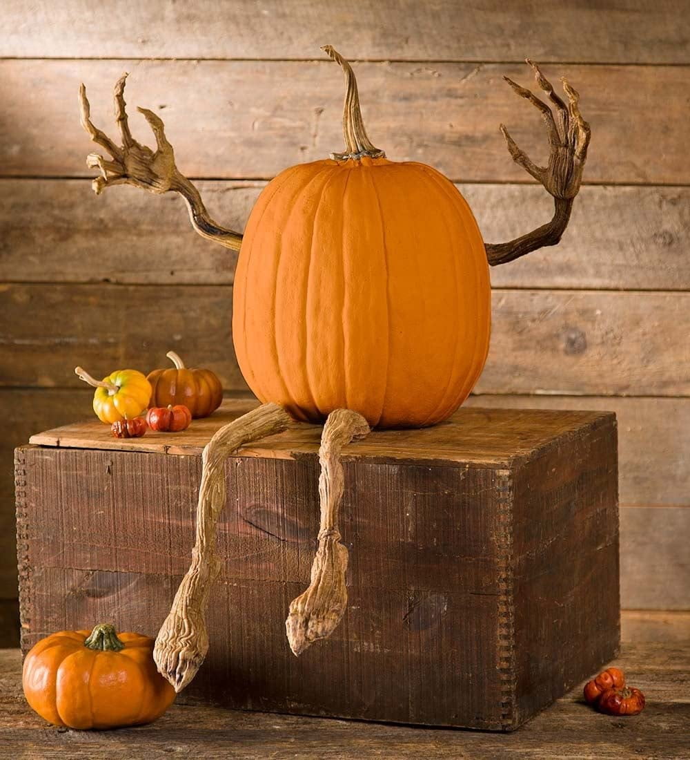 NOUGFVZP Set of 4 Bendable Pumpkin Arms and Legs | Halloween ...