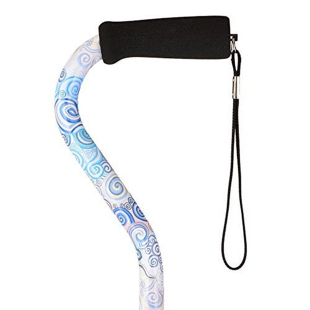 NOVA Designer Walking Cane with Offset Handle, Lightweight Adjustable ...