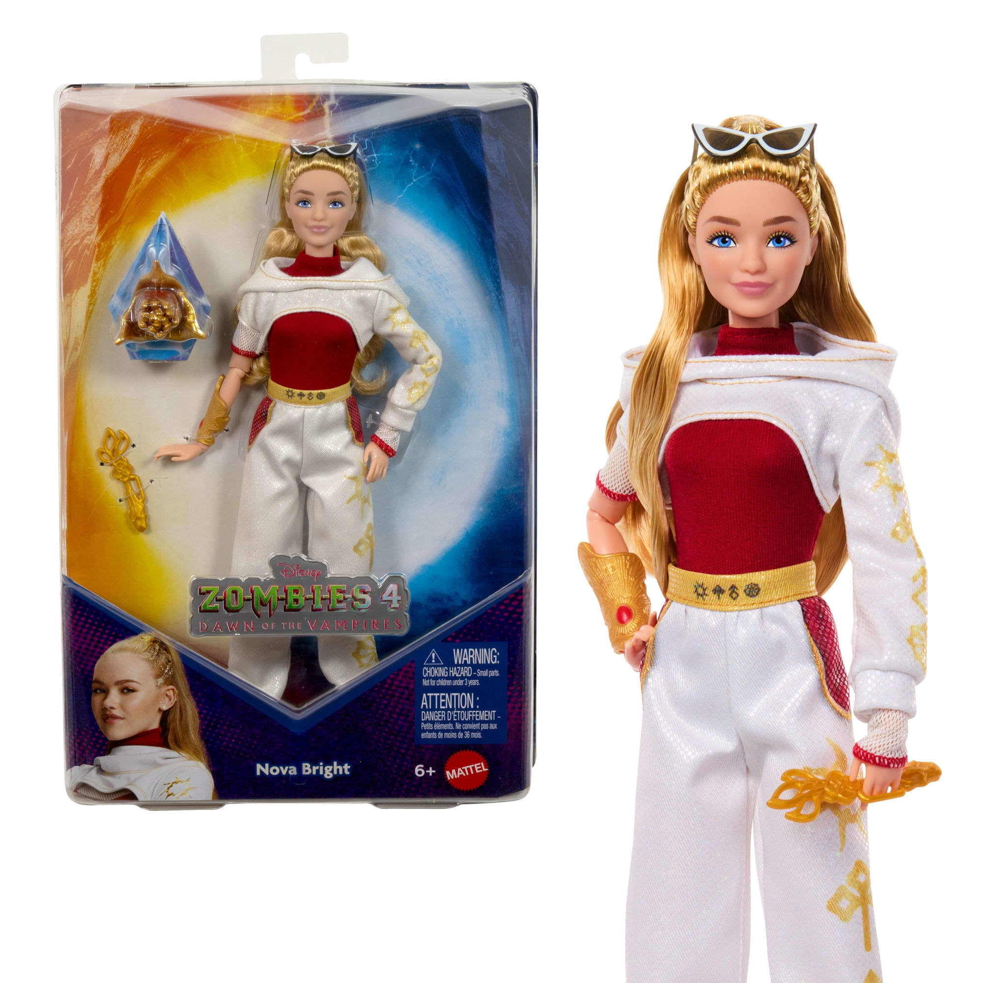 Disney Zombies 4: Dawn of the Vampires Nova Bright Doll with Movie ...