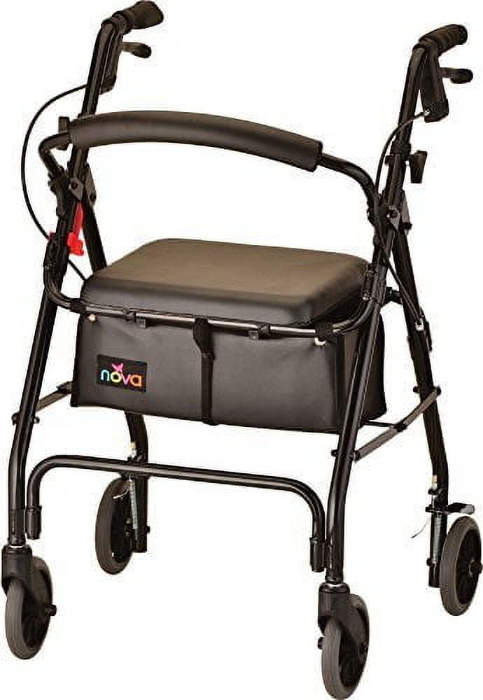 NOVA GetGo Classic Rollator Walker Standard Size, Rolling Walker for ...