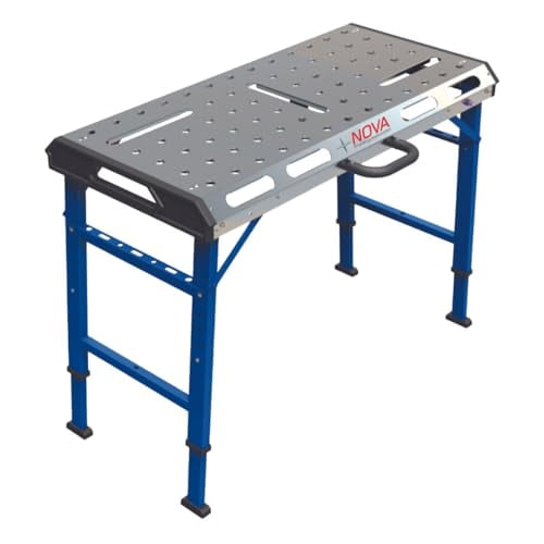 NOVA Heavy-Duty Welding Table – Adjustable Squaring Edges, Tilting Top ...
