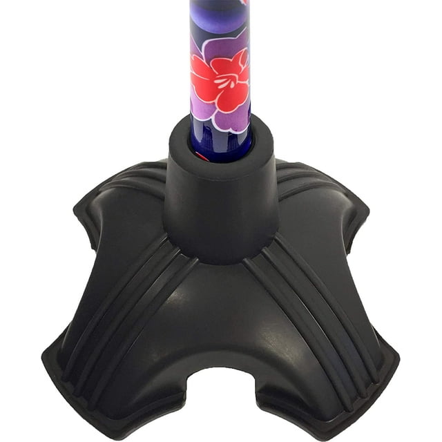 NOVA Medical Products Cane Tip, Stand Alone Quad Tip with Rubber Grip ...