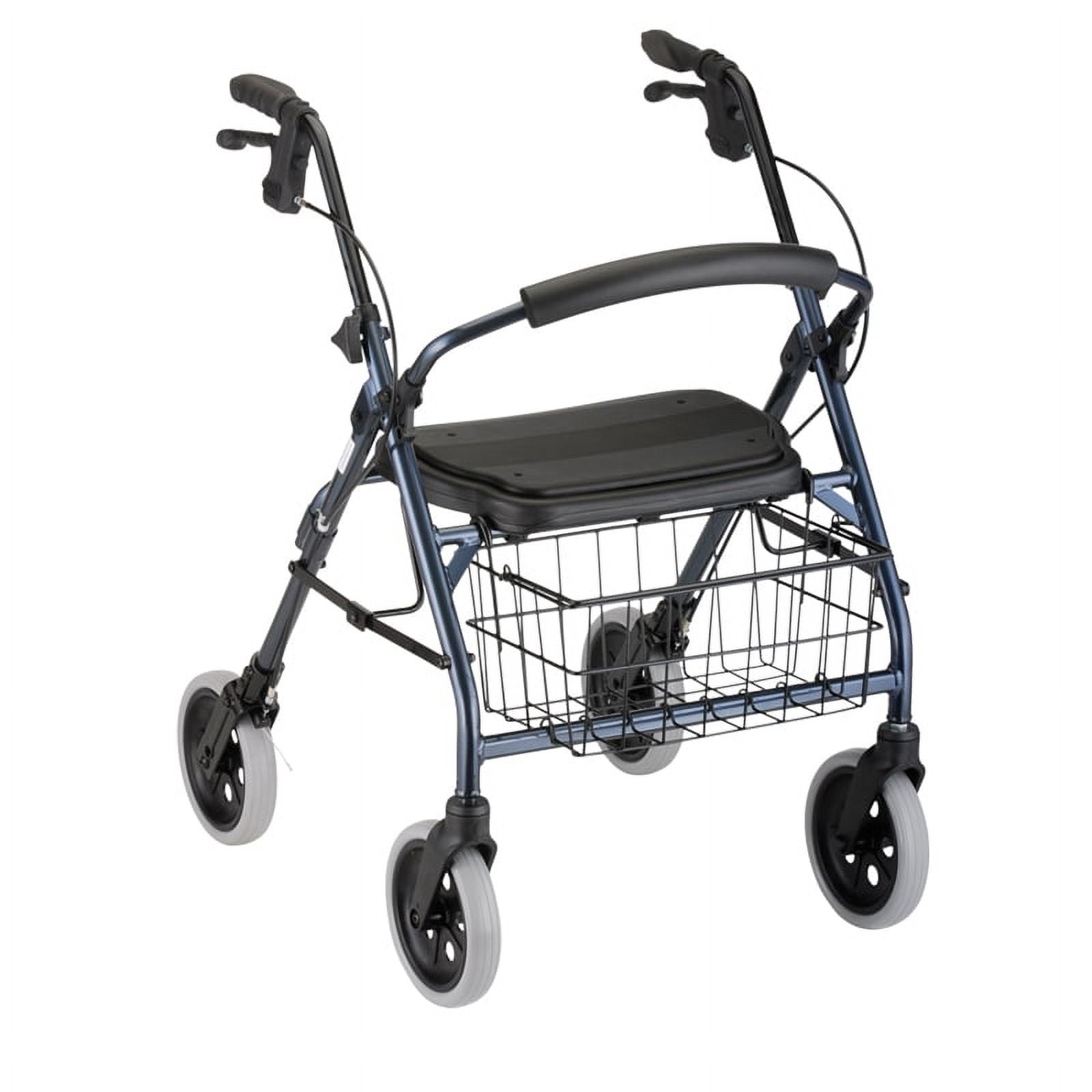 NOVA Medical Products Cruiser Deluxe Walker, Blue - Walmart.com
