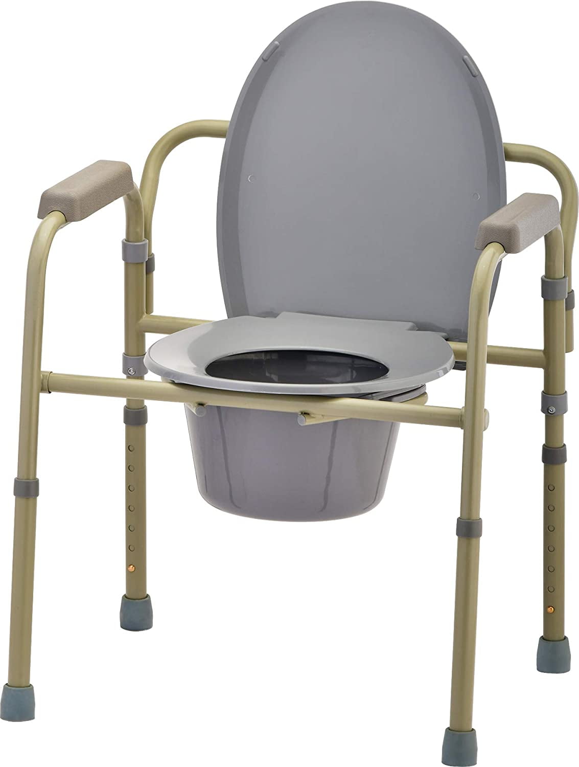 NOVA Medical Products Folding Commode, Over Toilet and Bedside Commode ...