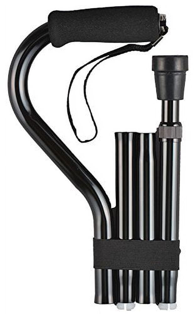 NOVA Medical Products Folding Walking Cane with Soft Grip Handle and ...