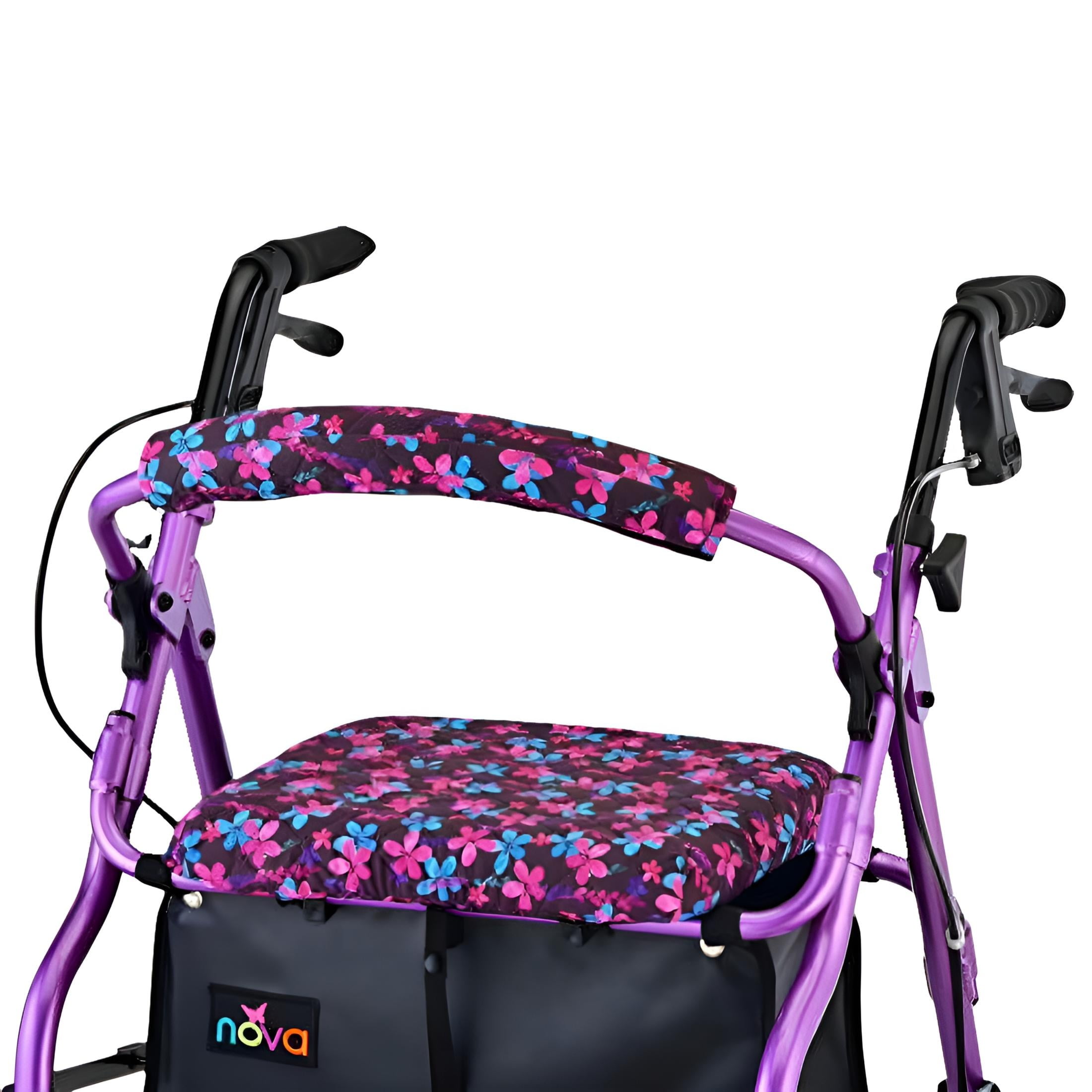 NOVA Medical Products Rollator Walker Seat & Back Cover, Removable ...