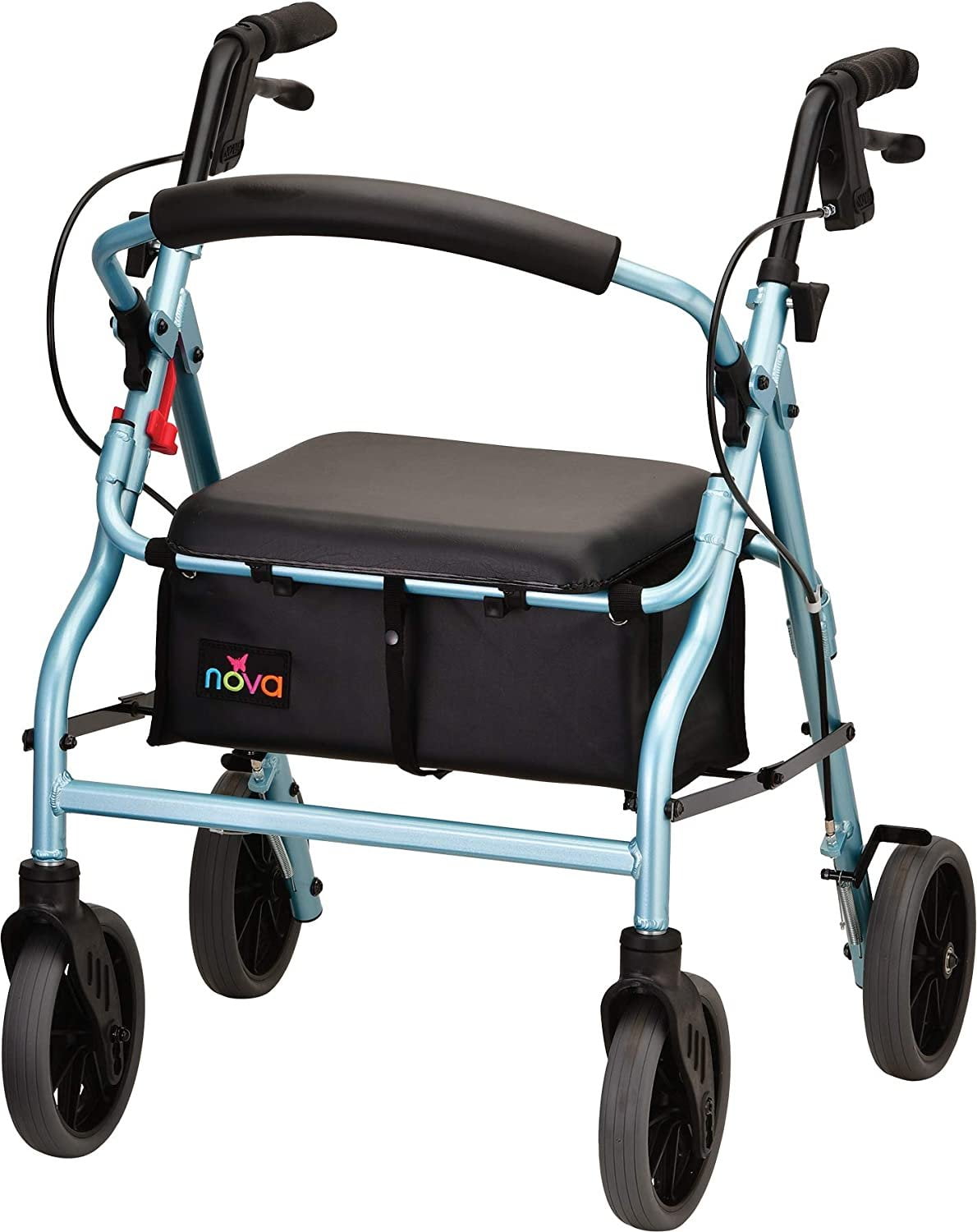 NOVA Medical Products Zoom Rollator Walker HSA/FSA Eligible - Walmart.com