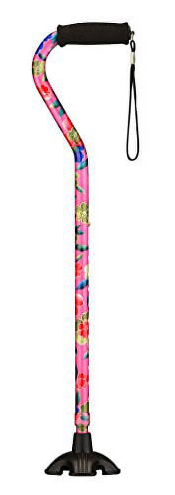 NOVA Sugarcane, Walking Cane with Quad Tip and Carrying Strap, Stand ...