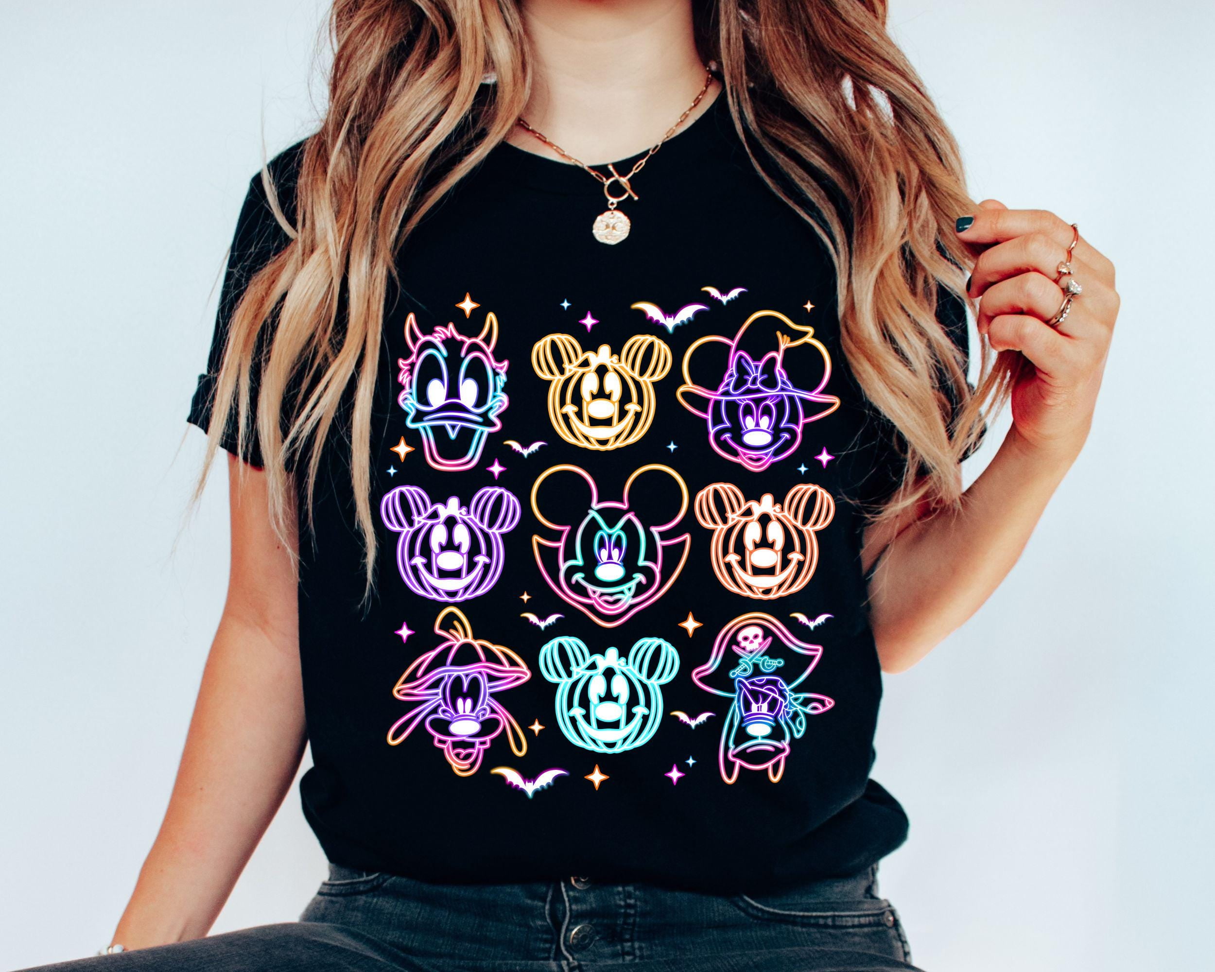 NOVA16 Hot Trending Mickey & Friends Ghost Disney Halloween Shirt, Mickey'S Not So Scary ...