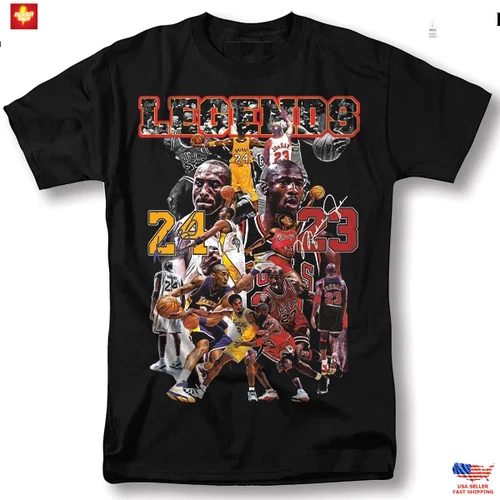 NOVA16 Kobe Bryant Vs Michael Jordan Mamba Vs Goat T-Shirt - Walmart.com