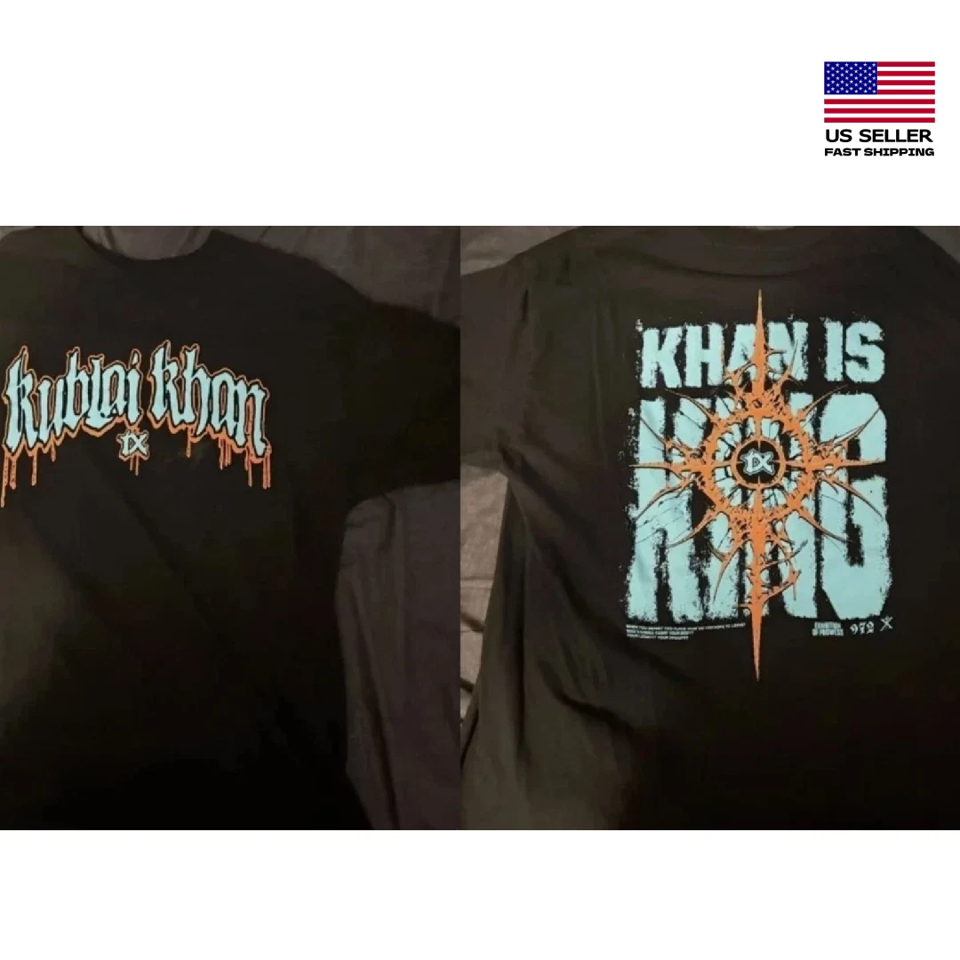 NOVA16 Kublai Khan TX Band Khan is KingTour FULL SIZE S-5XL T-SHIRT ...