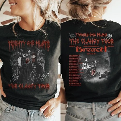 NOVA16 Twenty One Pilots the Clancy Tour Shirt, 21 Pilots Concert Merch ...