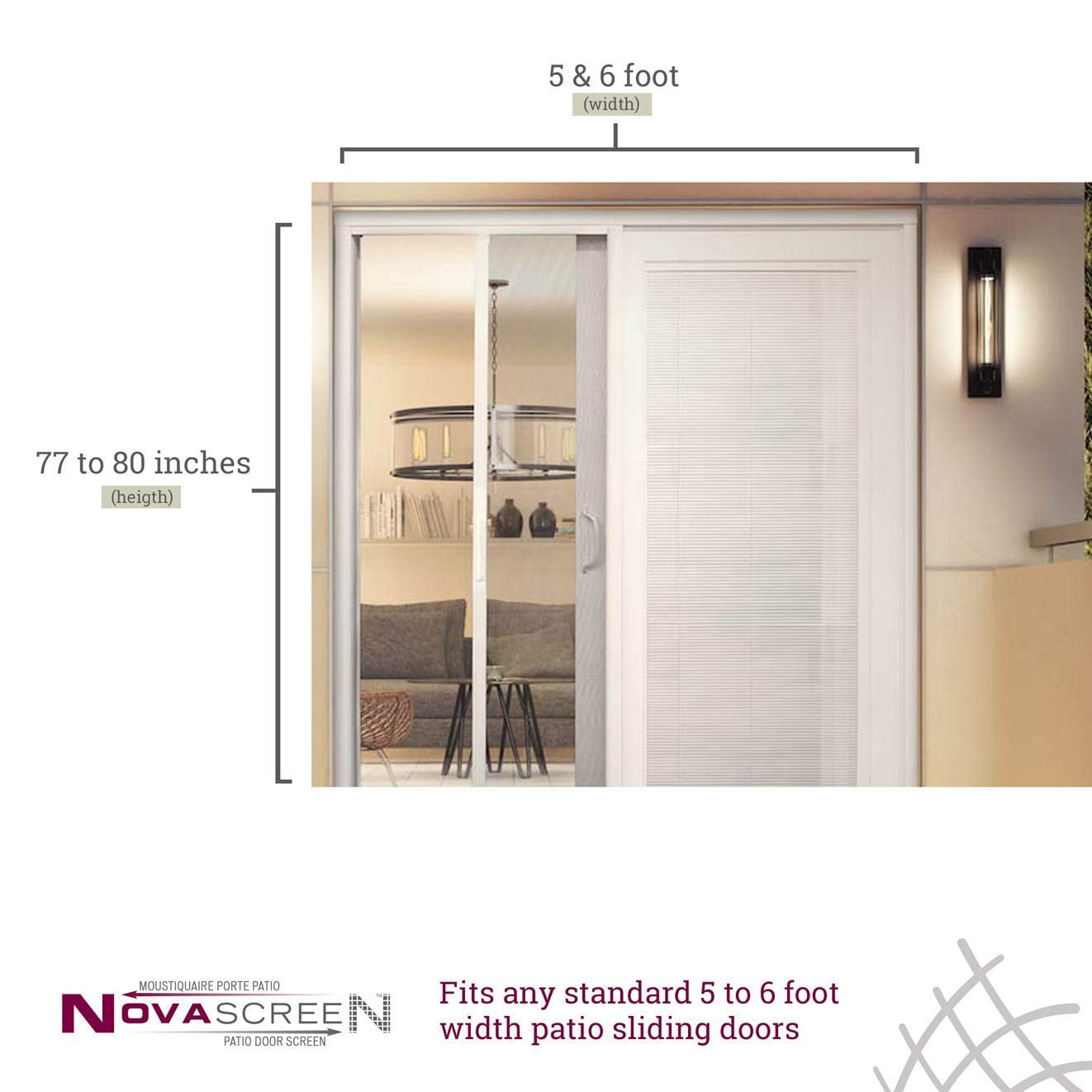 NOVASCREEN Retractable Screen - Walmart.com