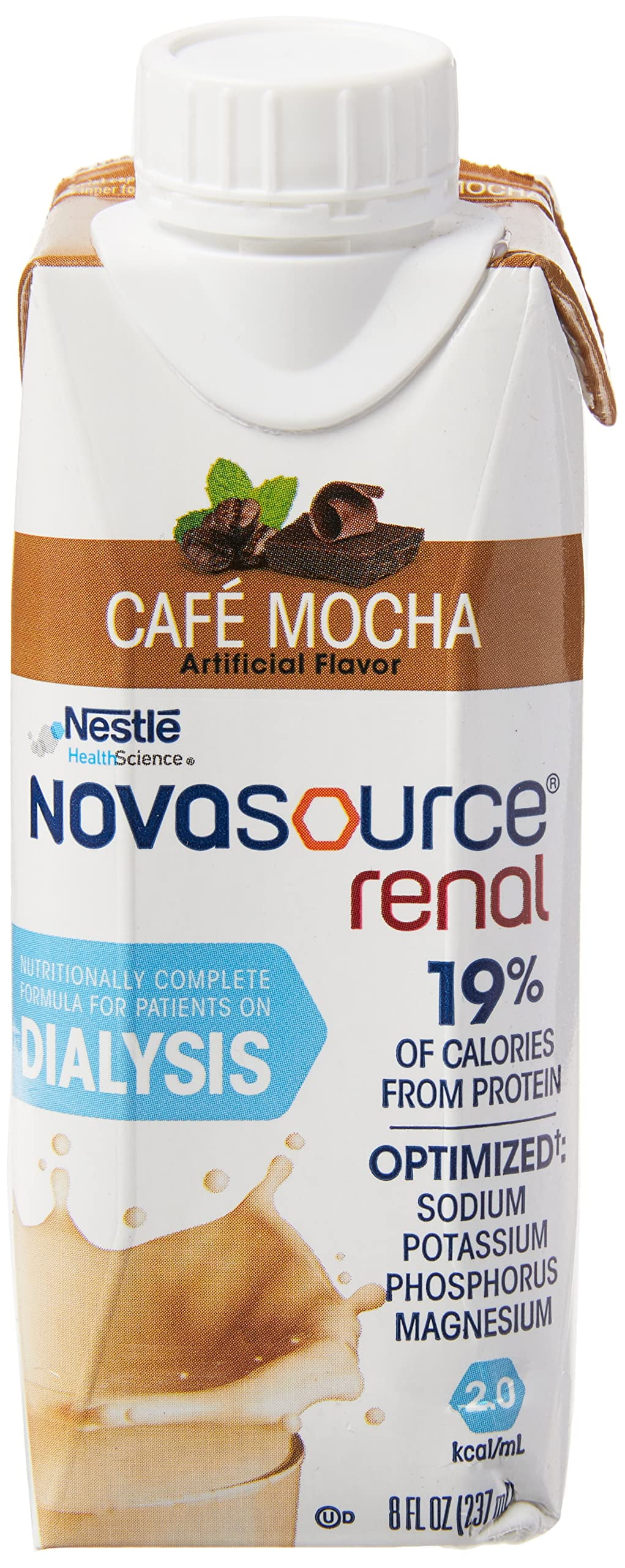 NOVASOURCE (2.0 kcal/mL) RENAL Mocha Formula AIS1 for Patients on ...