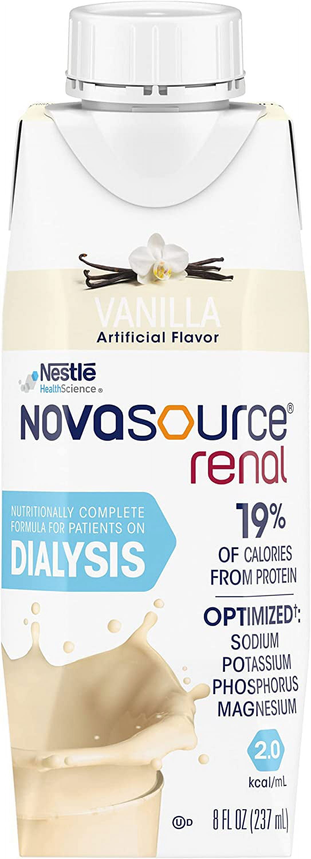 NOVASOURCE (2.0 kcal/mL) RENAL Vanilla Formula for Patients on DIALYSIS ...