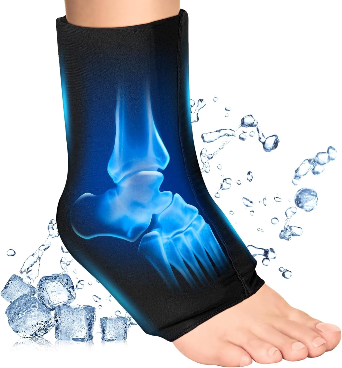 NOVASPORT Ankle Ice Pack for Injuries Reusable Ice & Hot Therapy ...