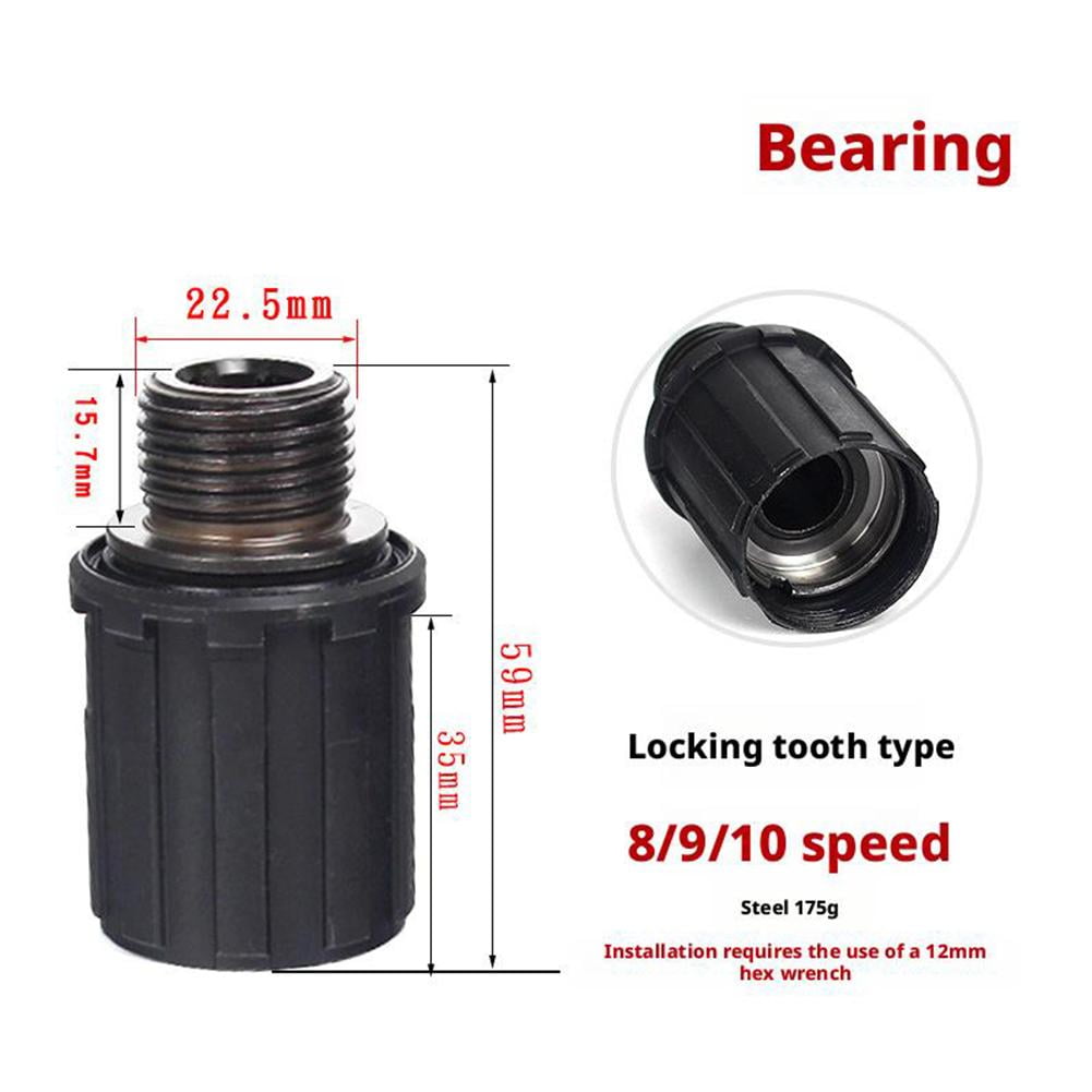 NOVATEC Bike Hub Tower Base Body 8/9/10 Speed MTB Bicycle Bearing ...