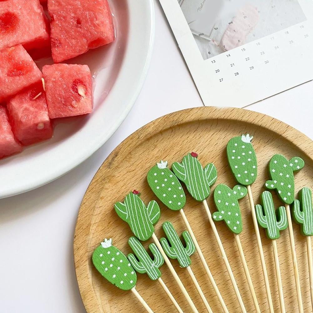 NOVELAR Disposable Bamboo Food Picks, 4.7 in Length, Minimizes Cleanup ...