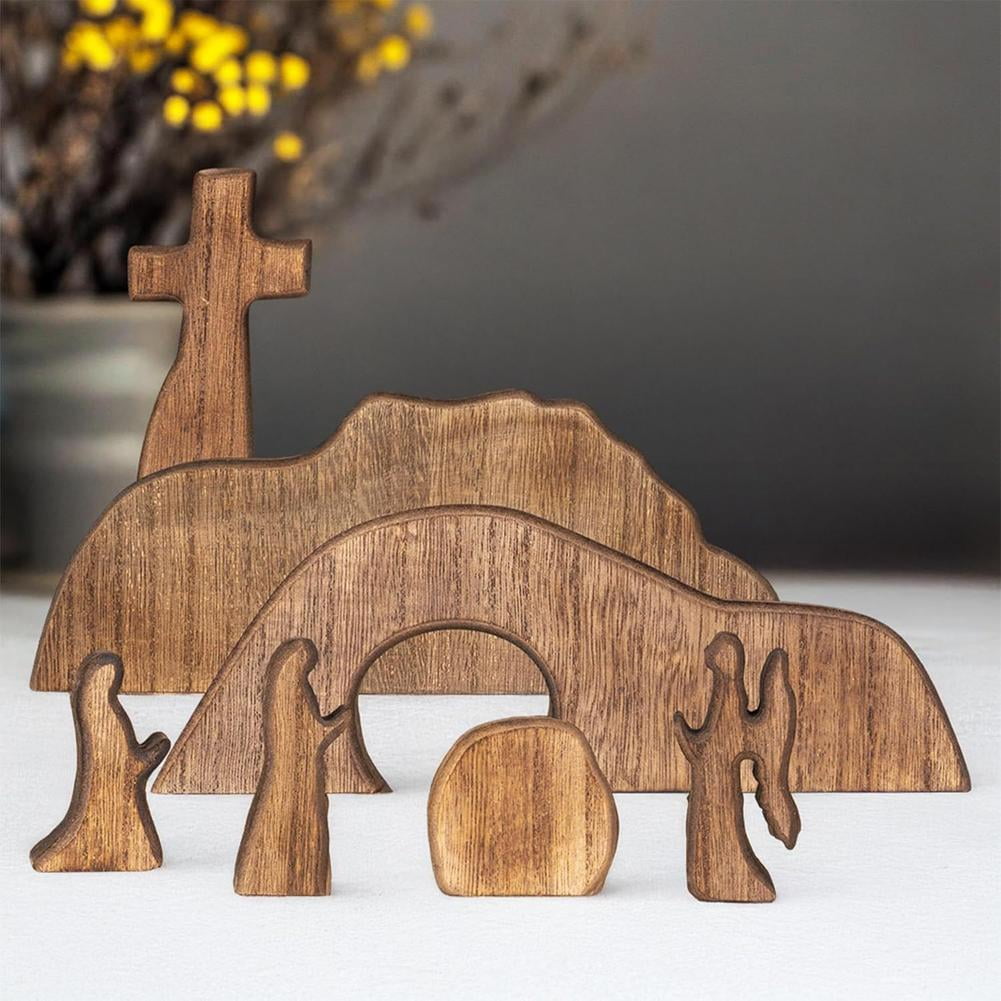 NOVELAR Easter Scene Prop with Realistic Details, Enhances Holiday ...