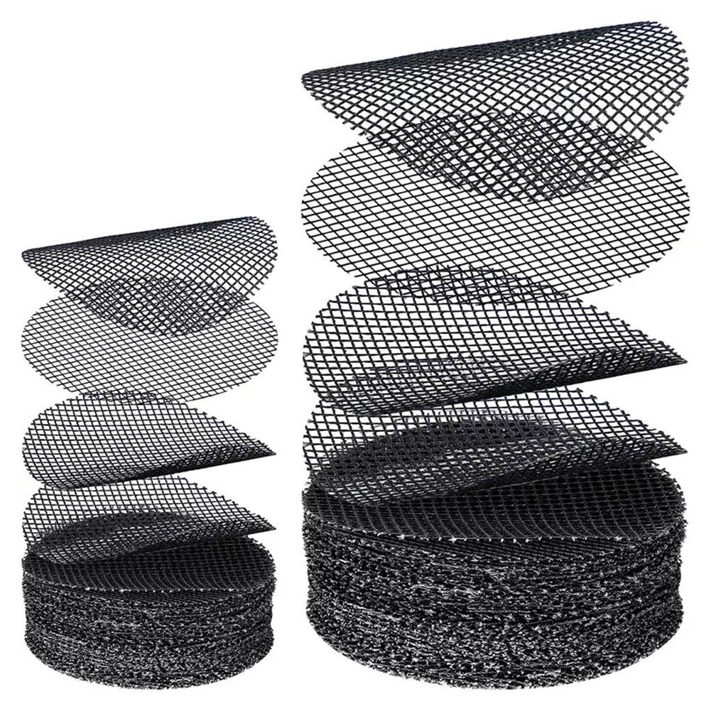 NOVELAR Flexible Plant Pot Bottom Grid Mats, 50-Pack of 2 in & 4 in ...