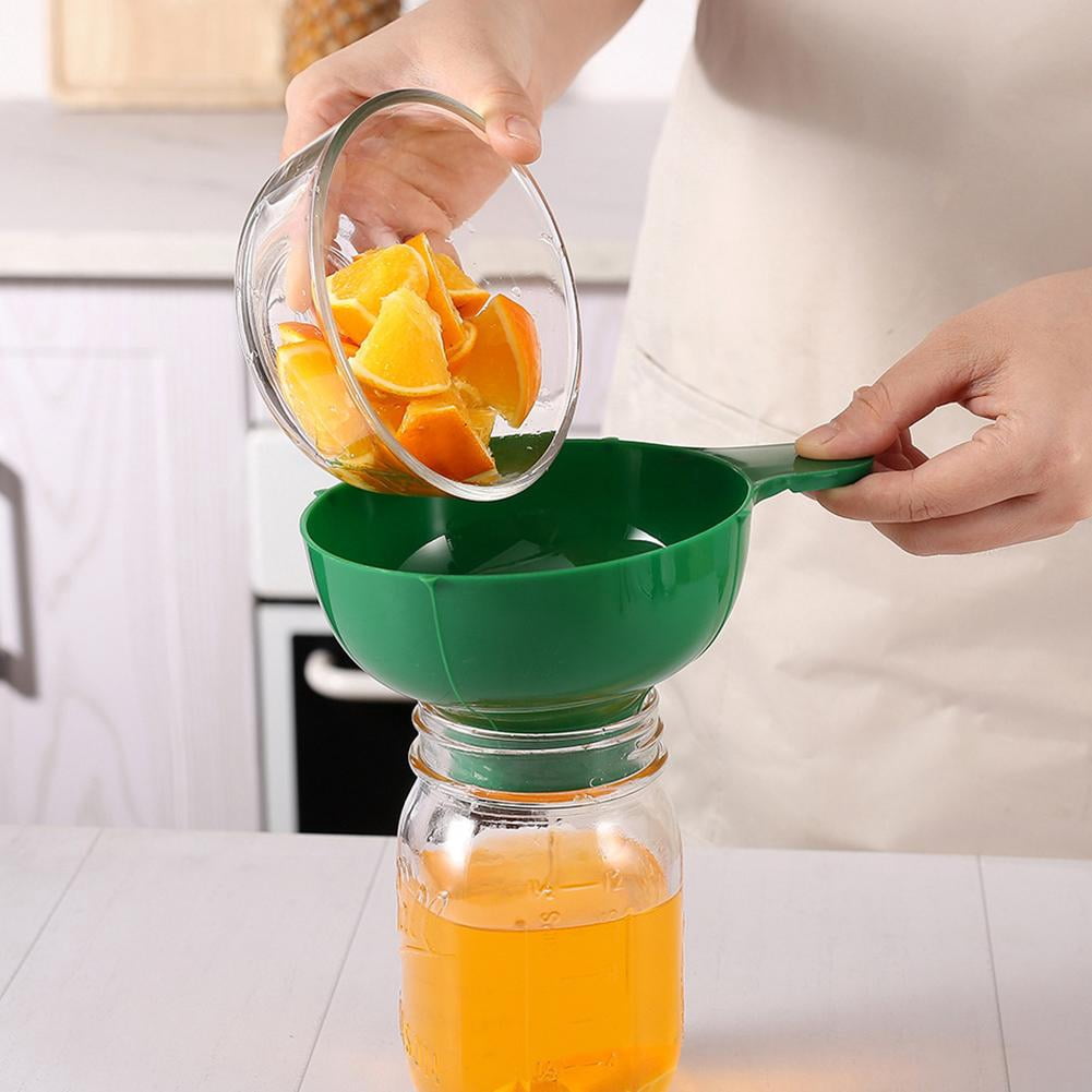 NOVELAR Folding Funnel, 6.55 in Wide Opening for Liquids and Powders ...