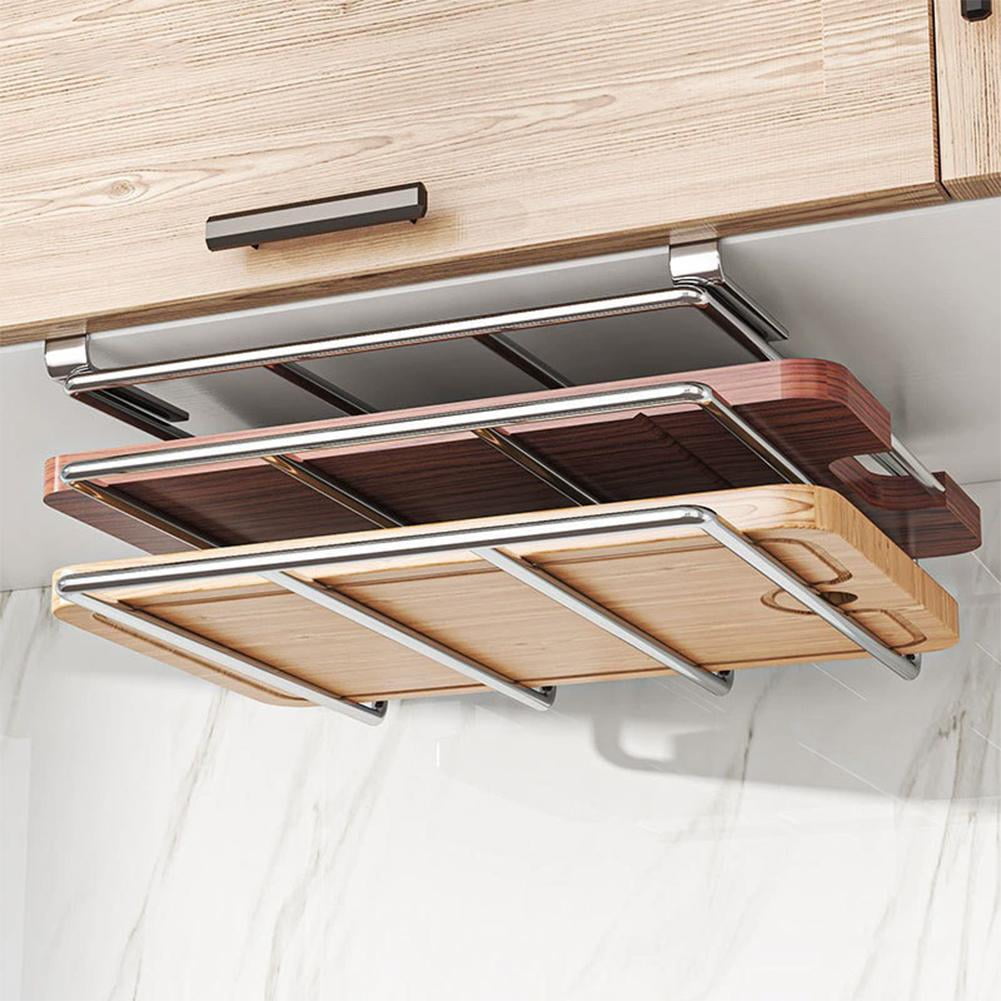 NOVELAR Heavy-Duty Cutting Board & Pot Lid Holder, Easy Slide-On ...