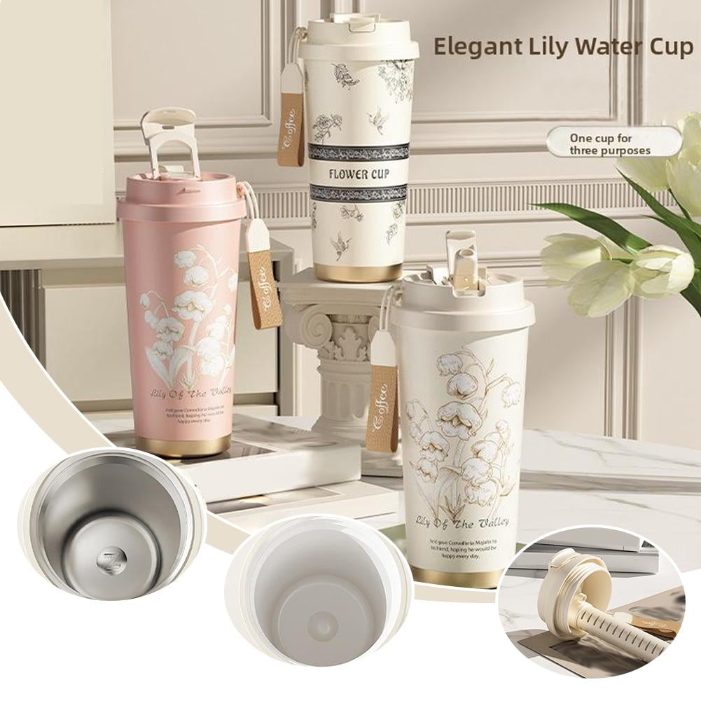 NOVELAR Large 16 oz Travel Cup with Dual Lining Options, Features ...